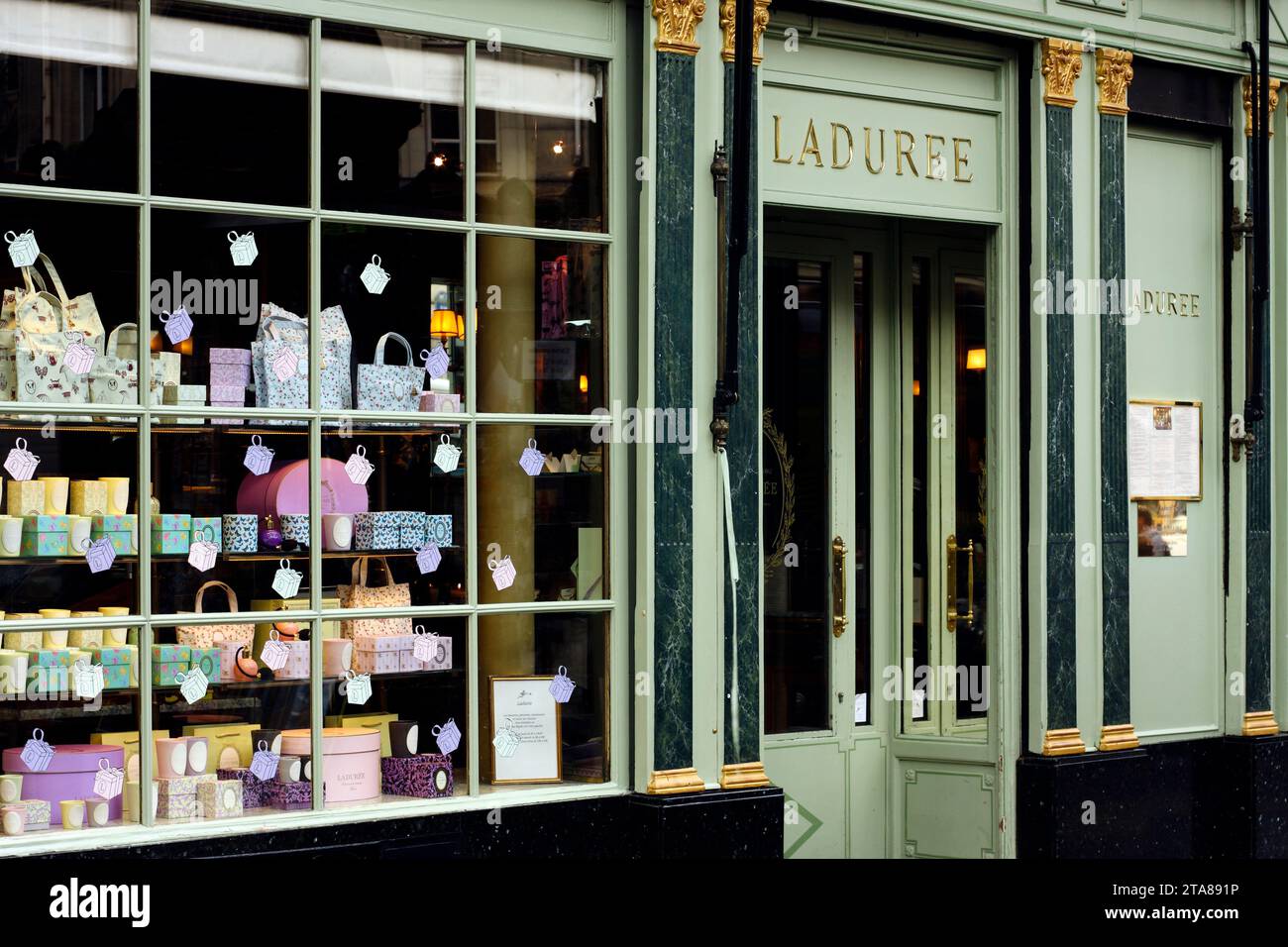 Laduree shop, Paris, France Stock Photo - Alamy