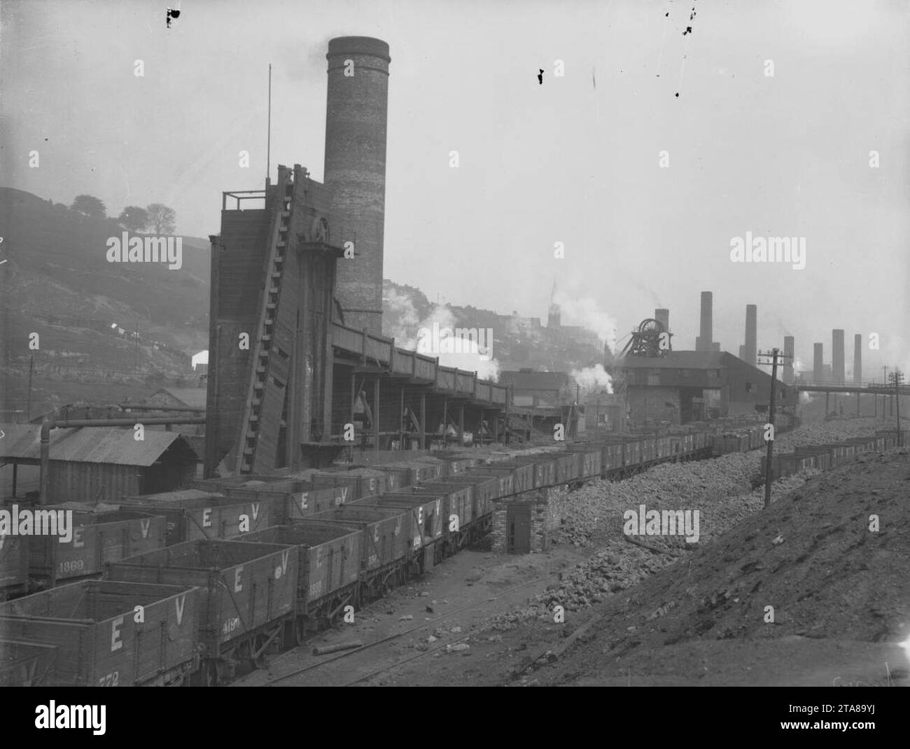 Victoria Colliery, Ebbw Vale (4785912 Stock Photo - Alamy