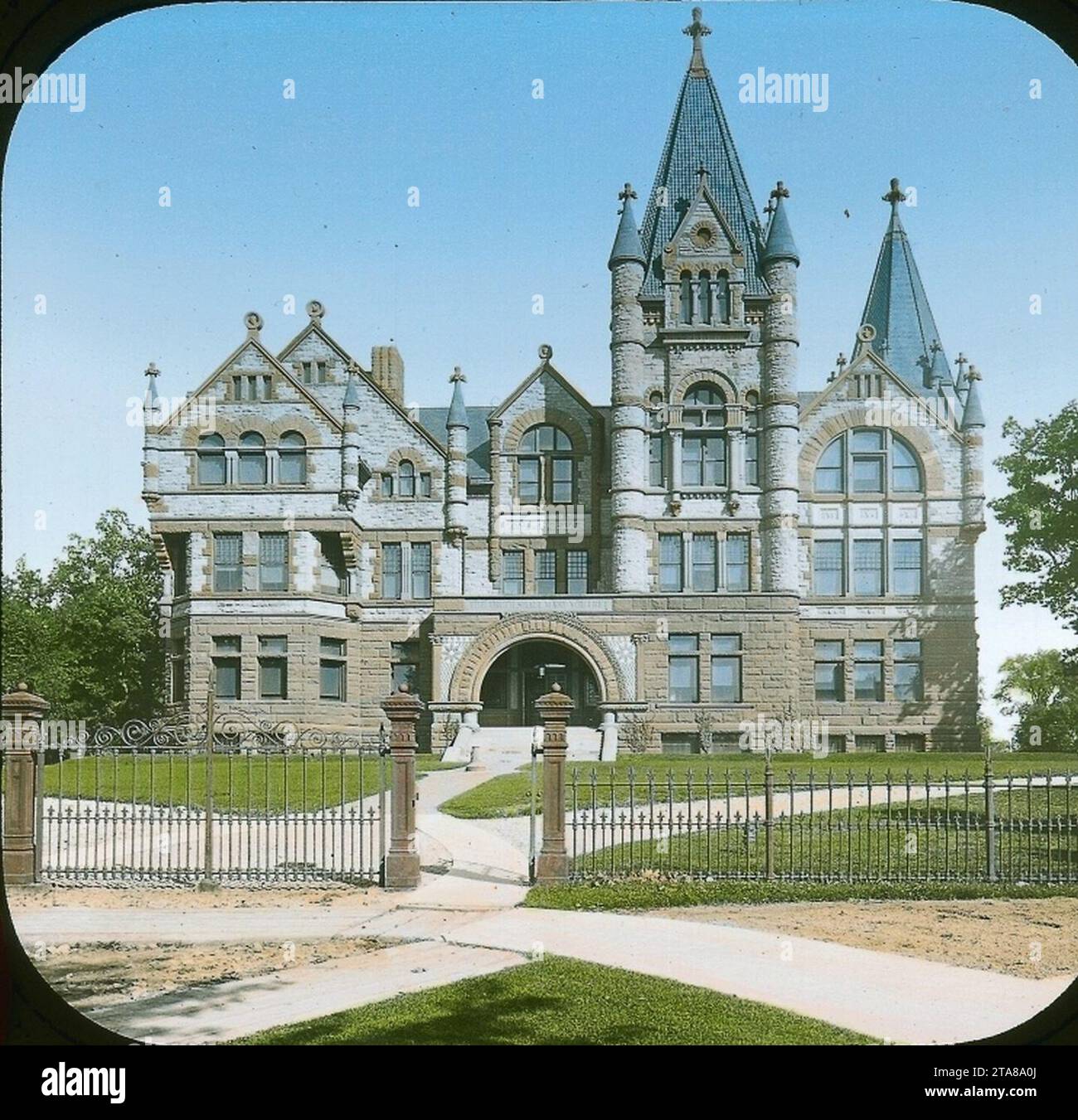 Victoria College circa 1895 Stock Photo - Alamy