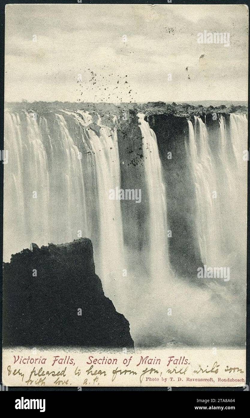 Victoria Falls, Section of Main Falls Stock Photo - Alamy