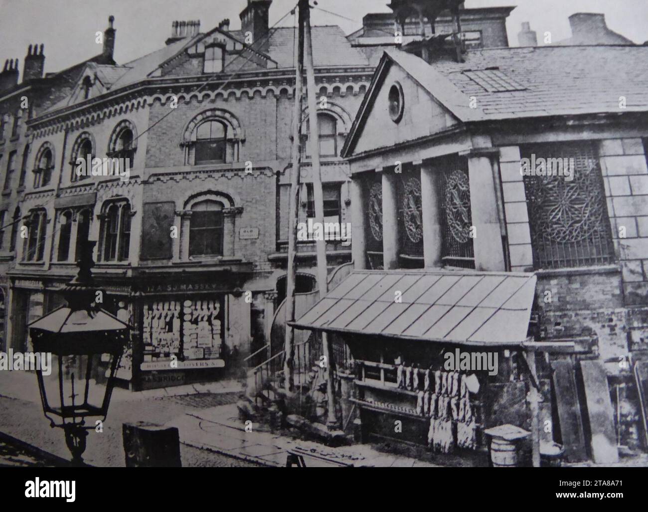 Victoria Fish Market, Manchester, 1860 Stock Photo - Alamy