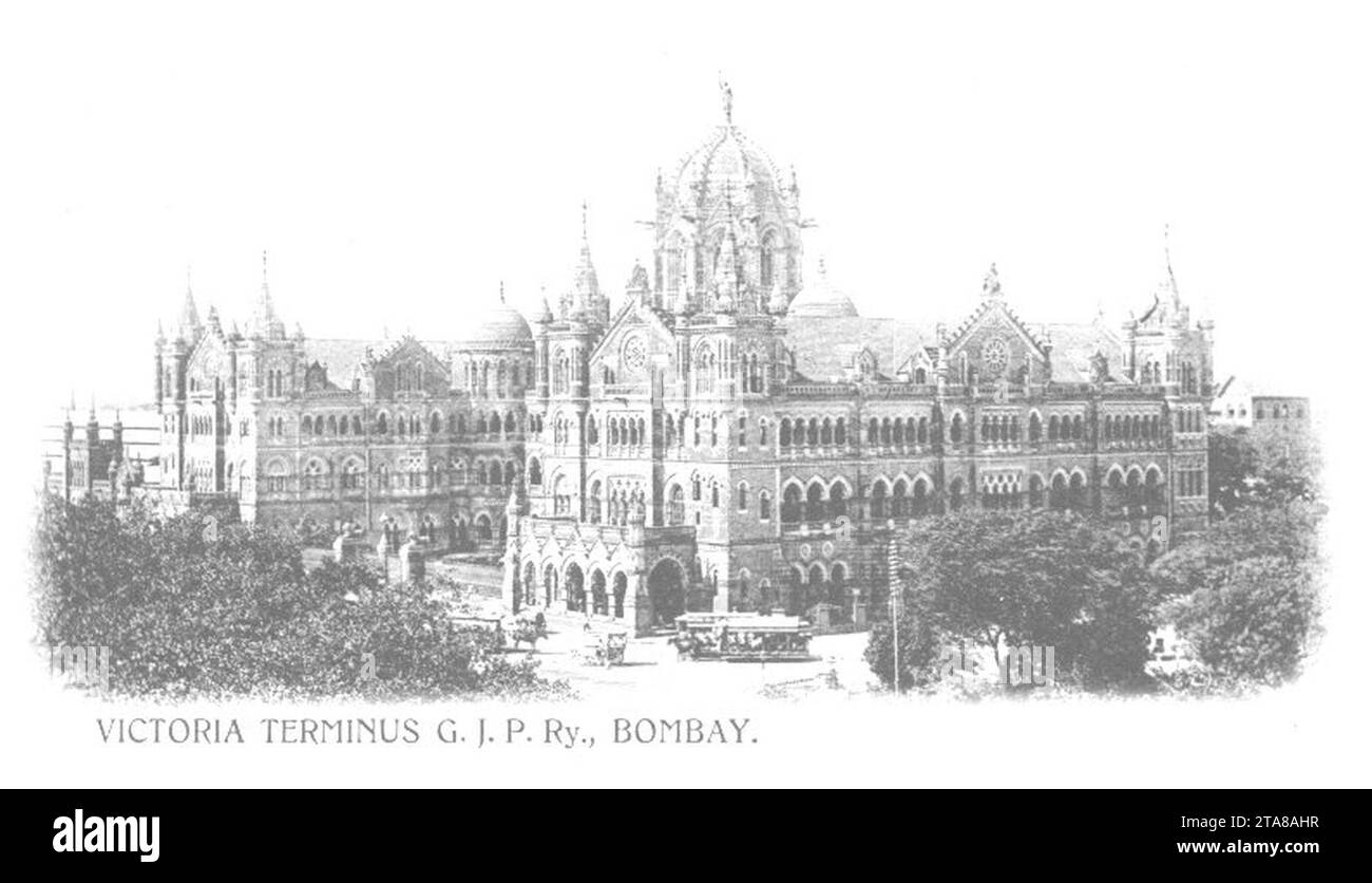 Victoria terminus vintage hi-res stock photography and images - Alamy