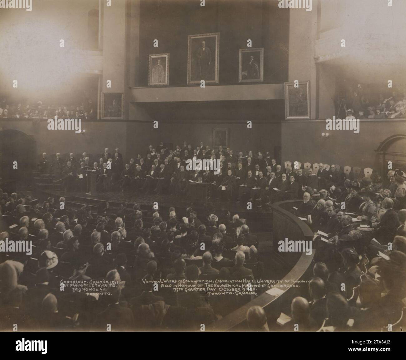 Victoria University convocation, Convocation Hall, University of ...