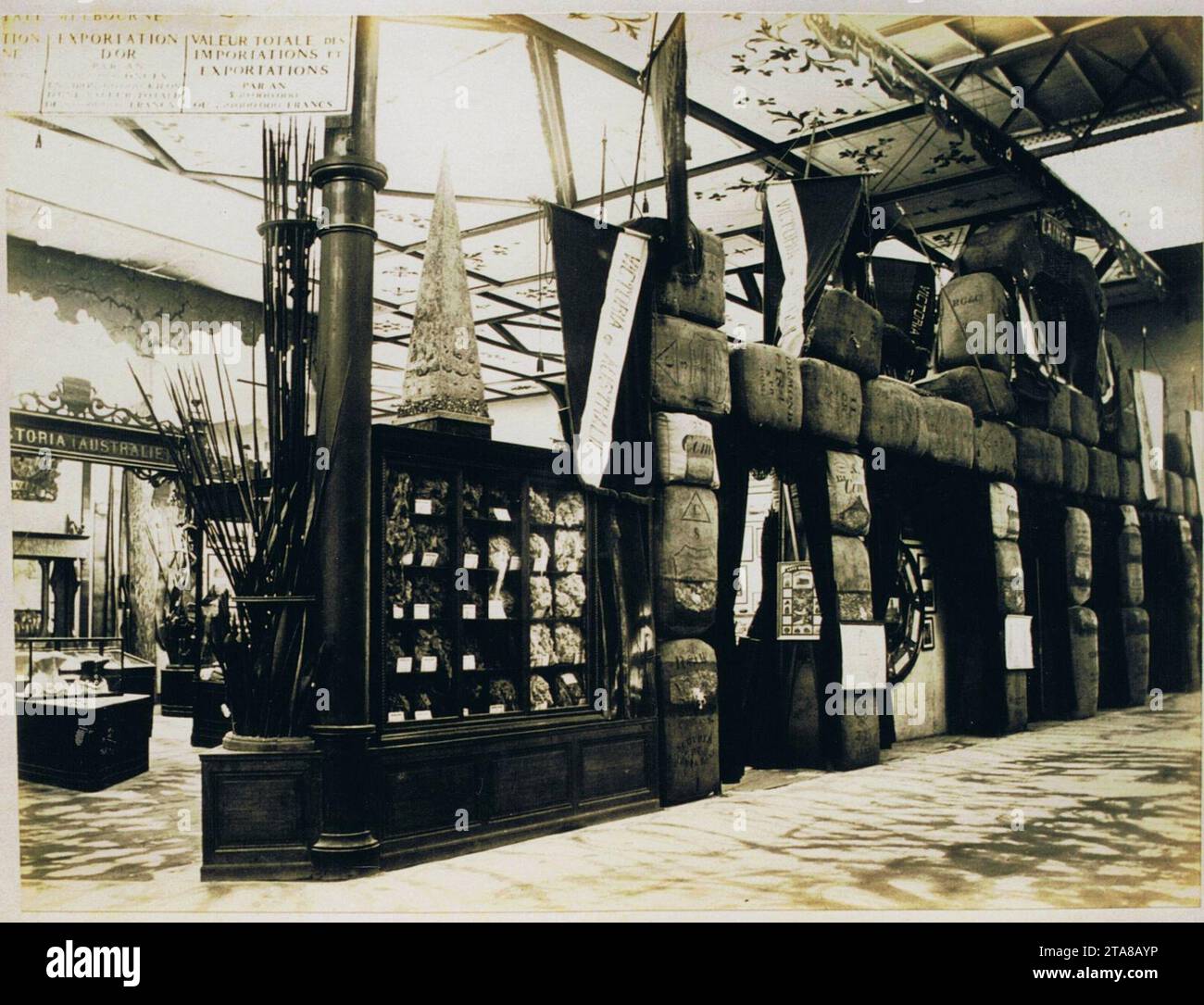 Victorian stand in 1867 Stock Photo - Alamy