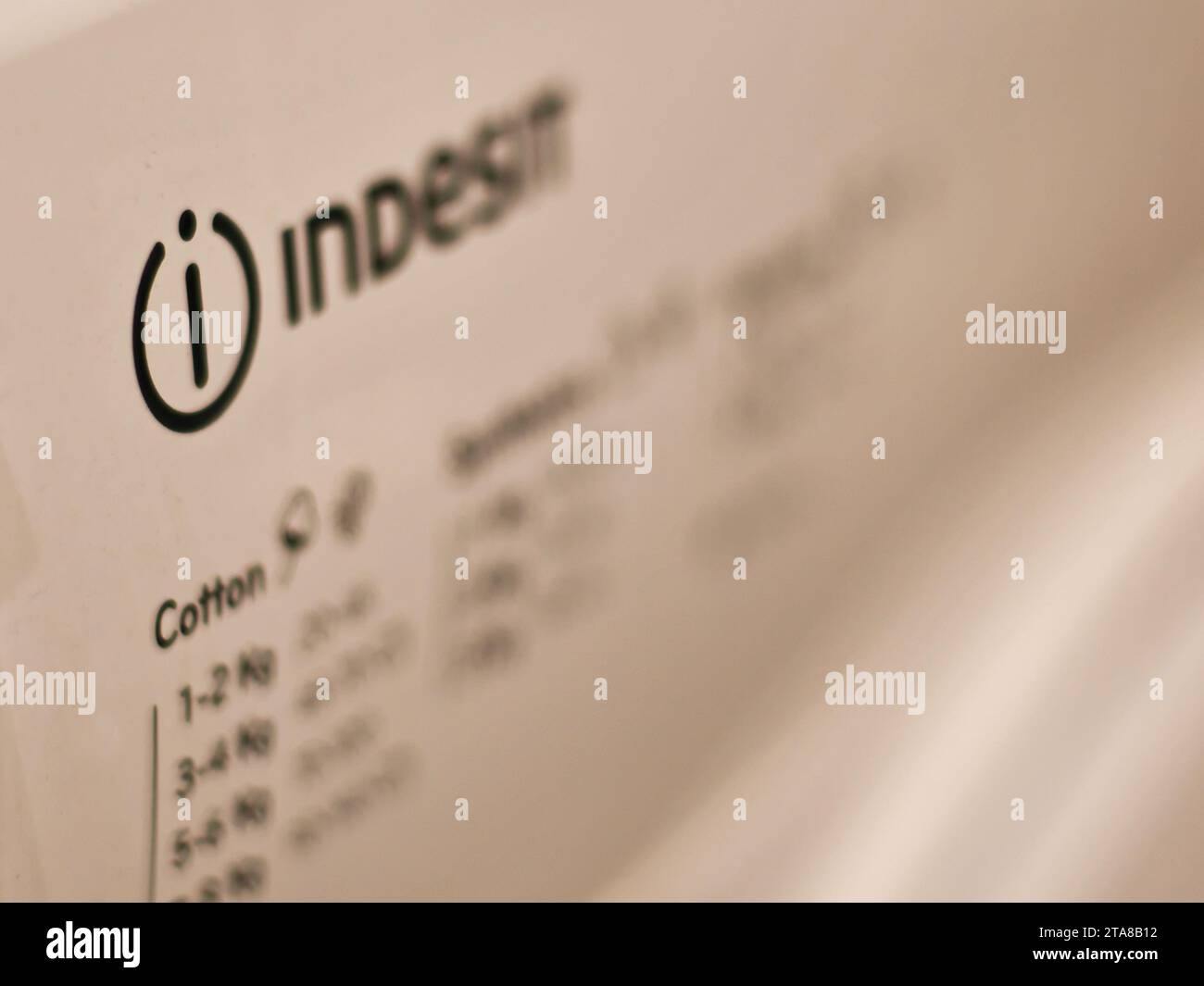Indesit washing machine hi-res stock photography and images - Alamy