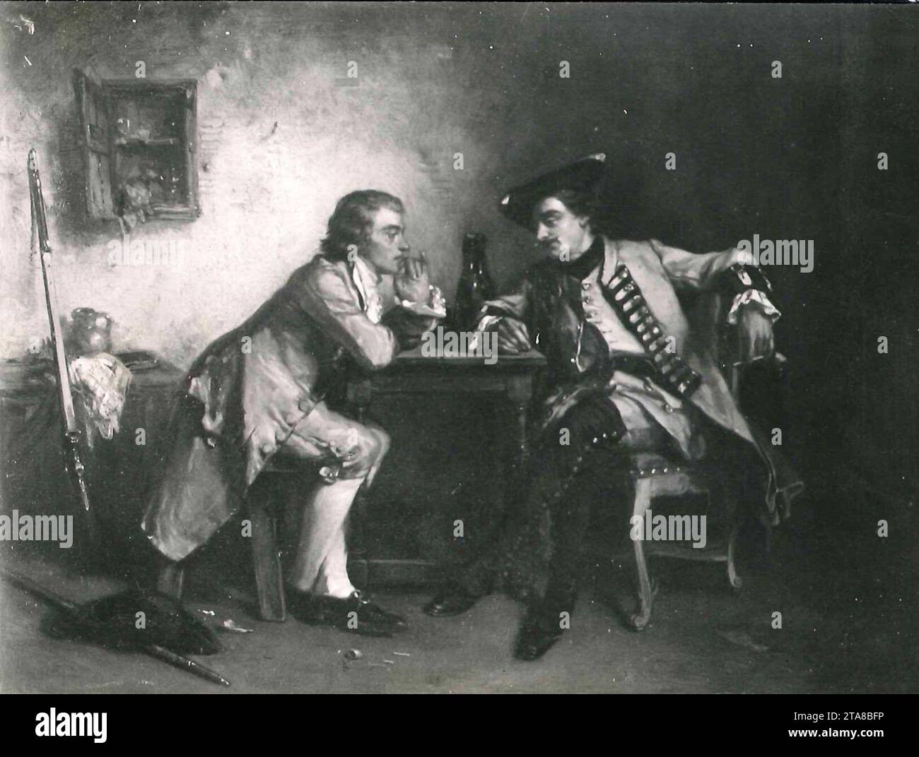 Victor-Joseph Chavet - De ronselaar Stock Photo - Alamy