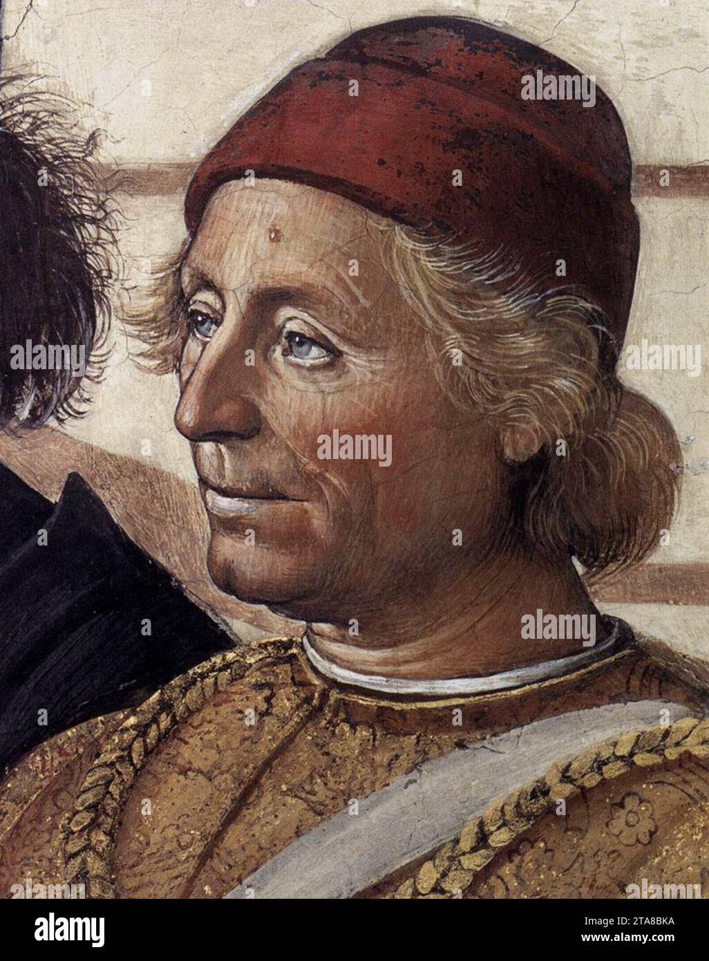 Christ Handing the Keys to St Peter (detail) 1481-82 by Pietro Perugino ...