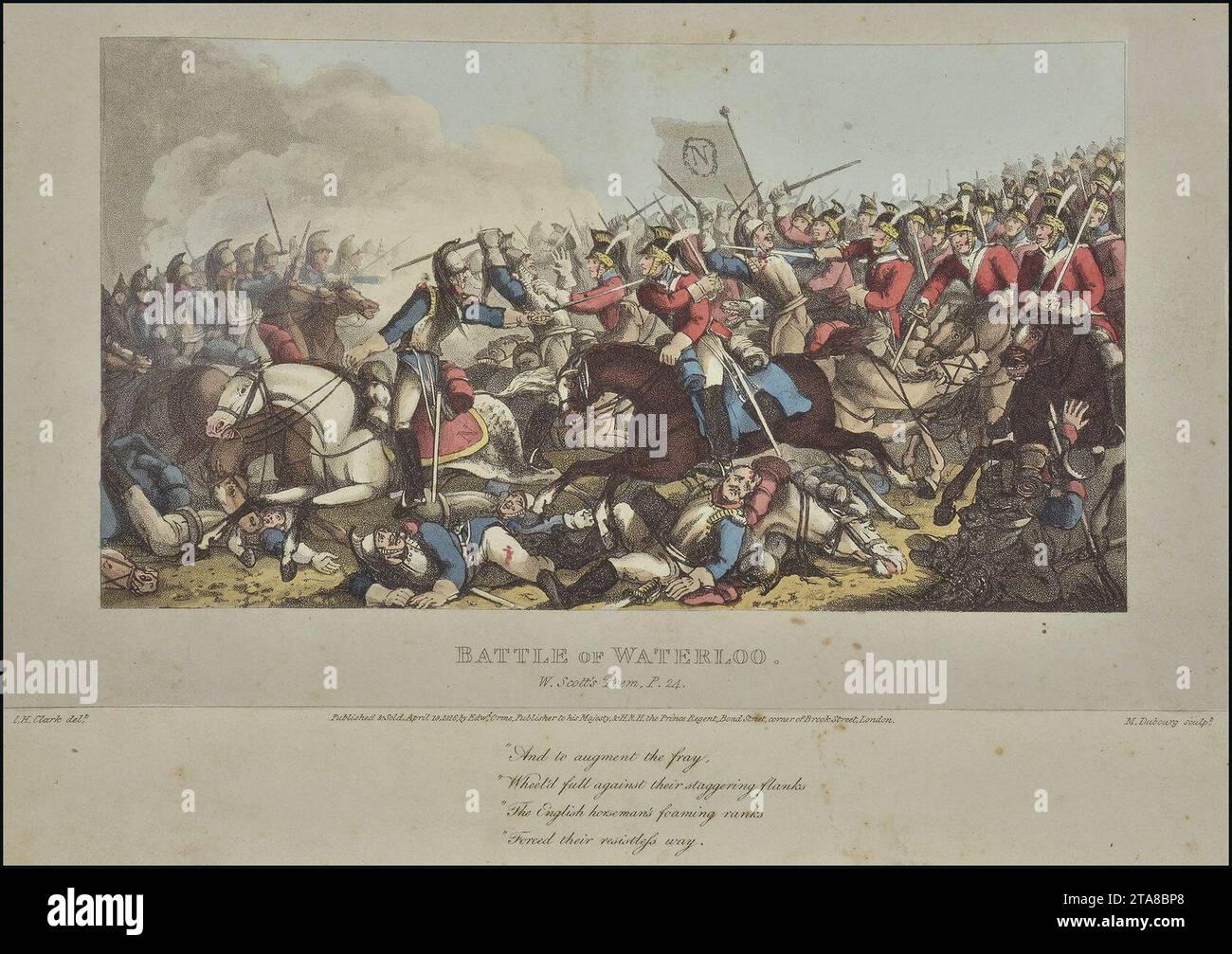 Victory of the Duke of Wellington from Drawings by R. Westall Stock ...