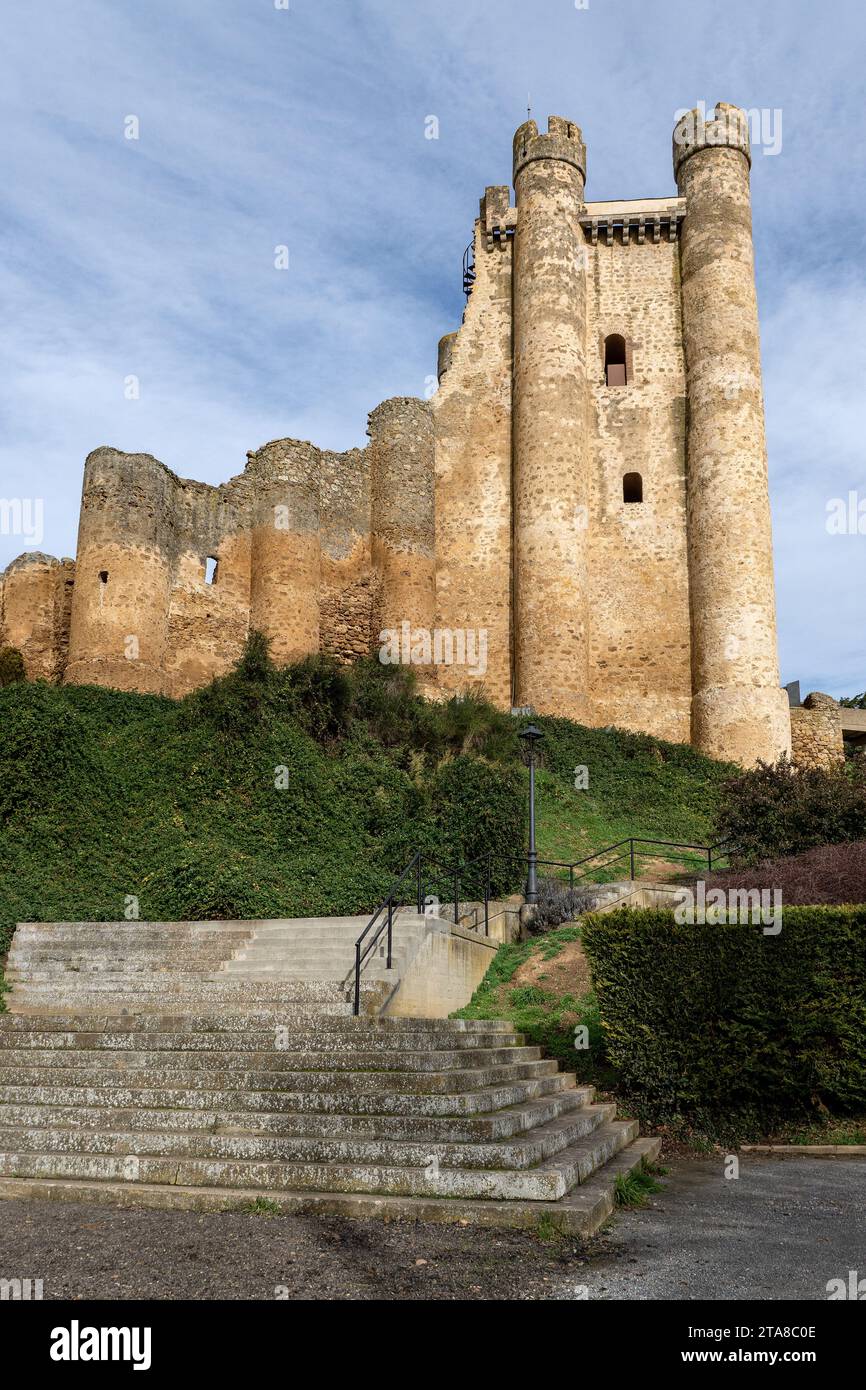 Medieval castle of Valencia de Don Juan, León, Castilla y León, Spain ...