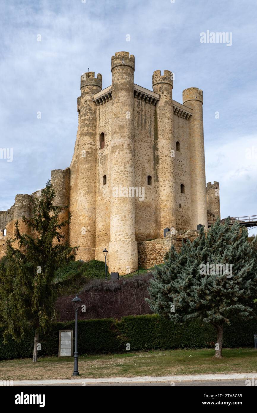 Medieval castle of Valencia de Don Juan, León, Castilla y León, Spain ...