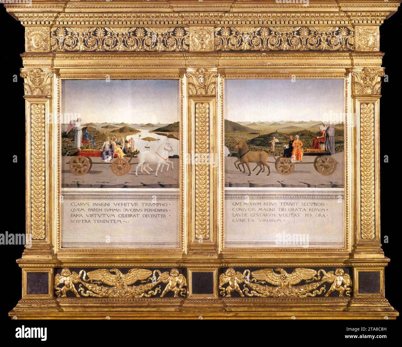 Portraits of Federico da Montefeltro and His Wife Battista Sforza ...