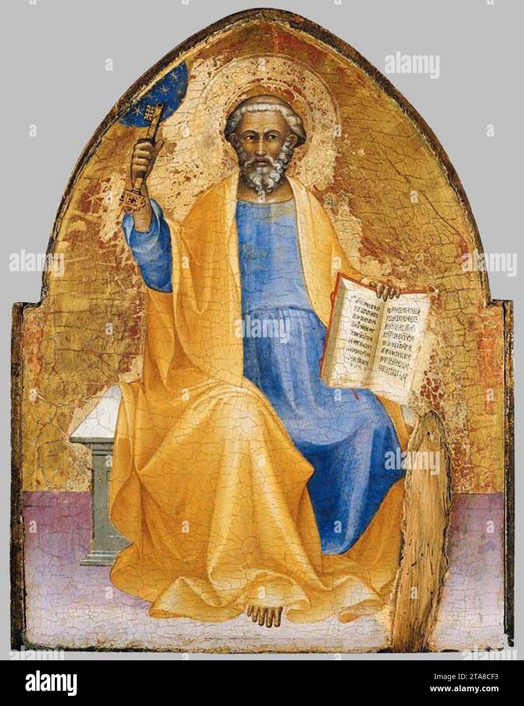 St Peter c. 1405 by Lorenzo Monaco Stock Photo - Alamy