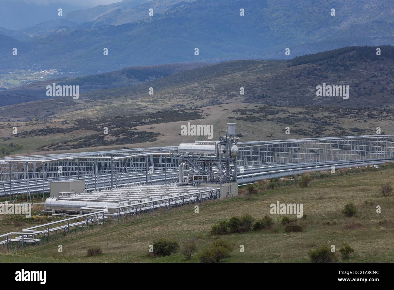 The LLO solar power plant, an innovative Solar Panel installation, near ...