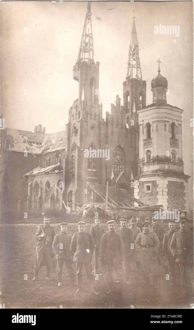 Vidzy, Rynak, Trajecki. Відзы, Рынак, Траецкі (1917 Stock Photo - Alamy