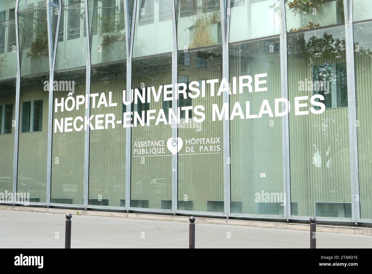 Paris, France. August 06. 2023. University hospital, Necker, sick ...
