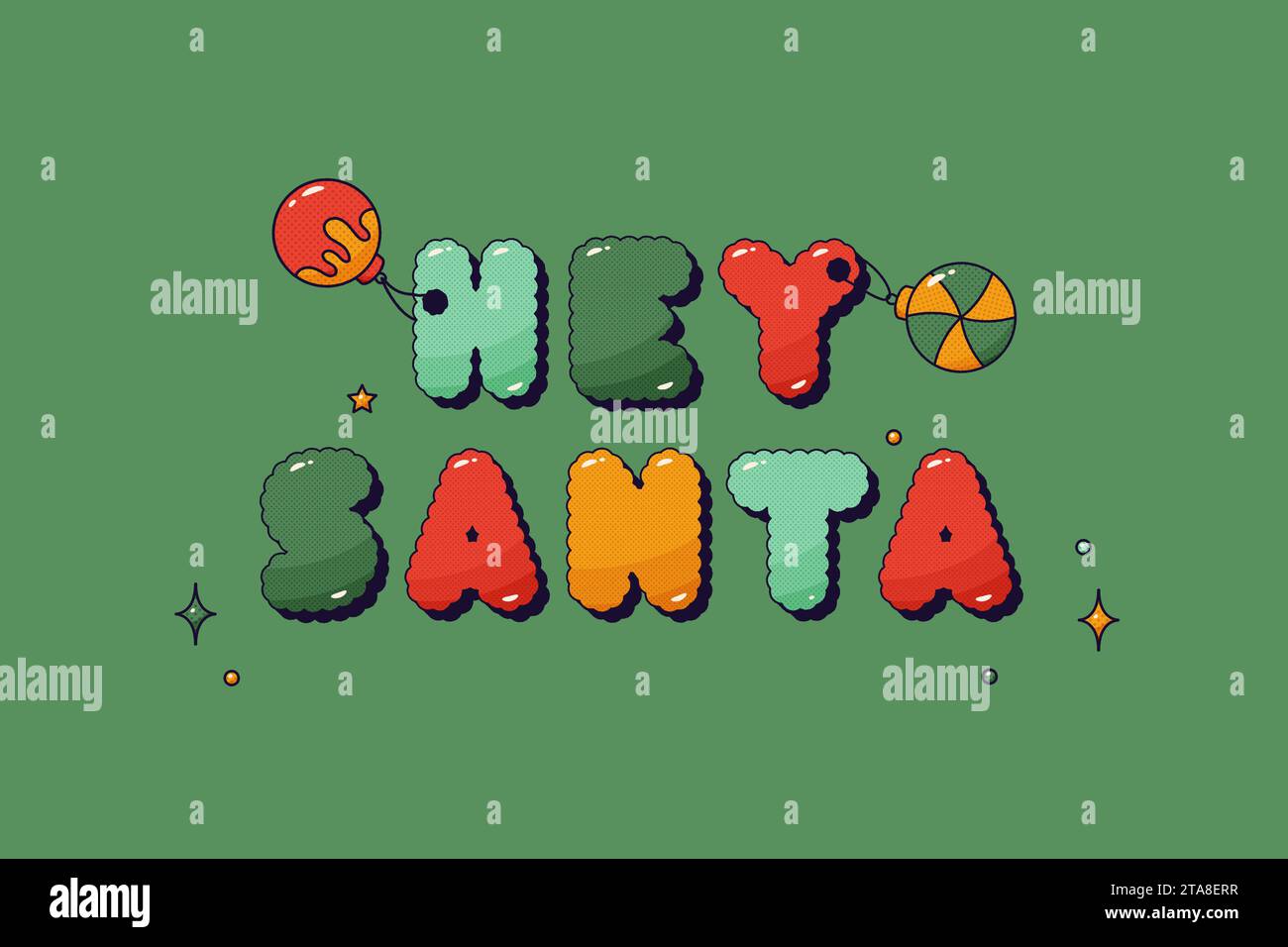 Psychedelic santa hi-res stock photography and images - Alamy