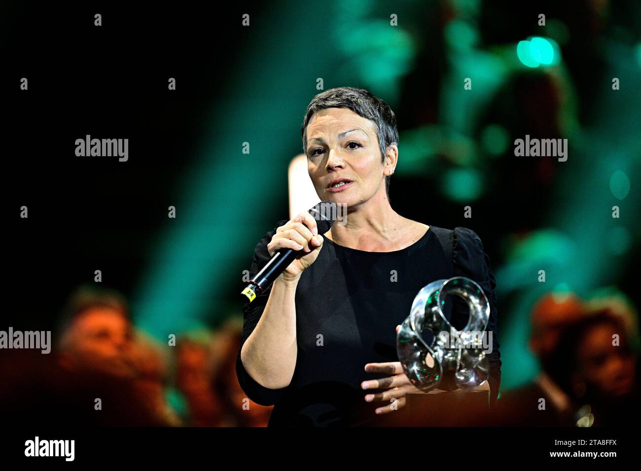 Stockholm, Sweden. 29th Nov, 2023. Abu Sa'da from SOS MEDITERRANEE who ...