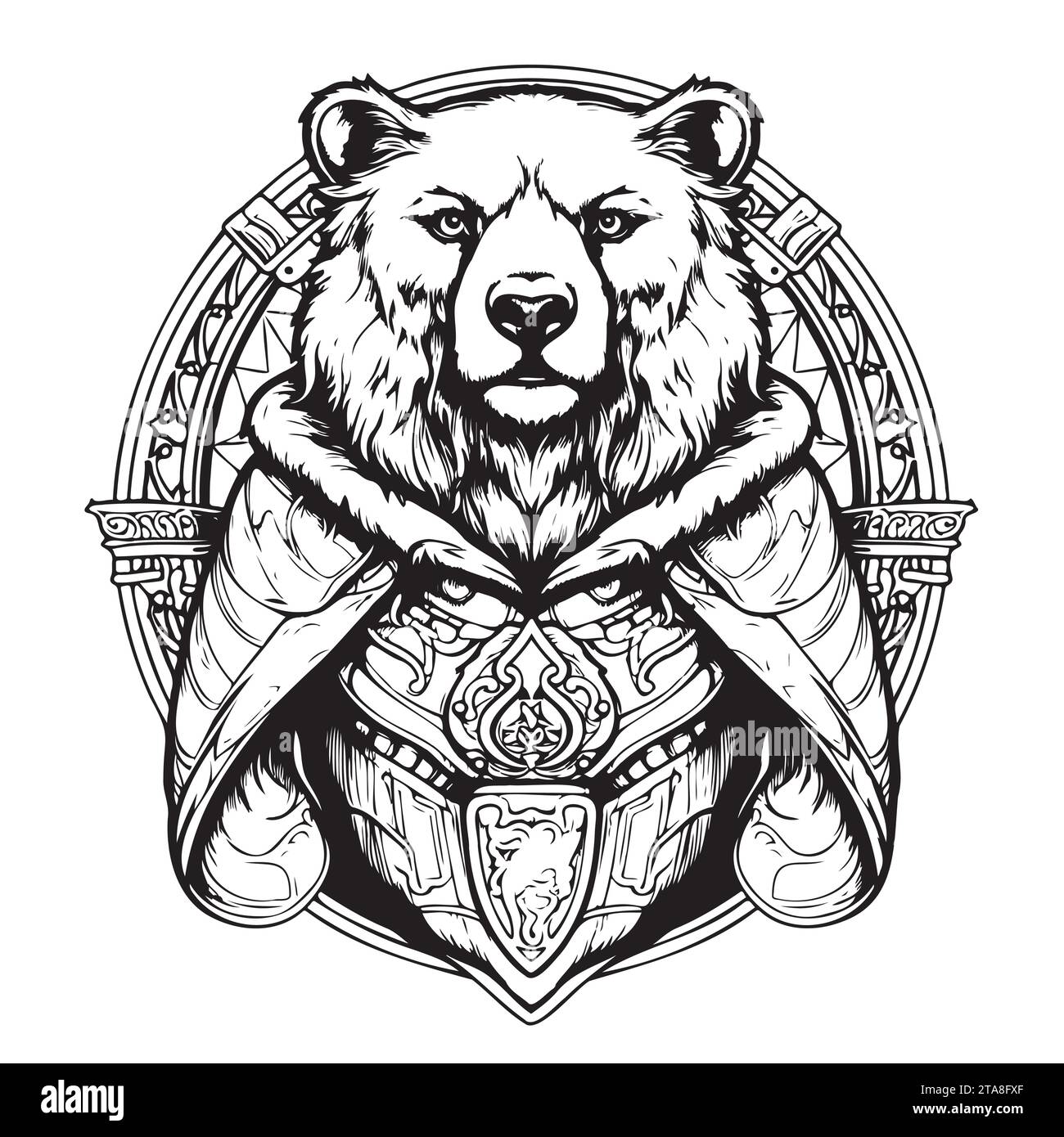 Vector image of a heraldic on a white background. Coat of arms ...