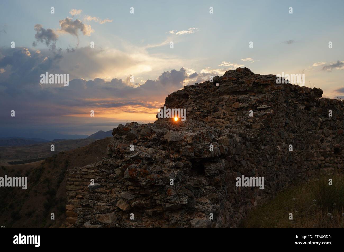 Fortress Isar, famous landmark remains. Stip Macedonia. Macedonian ...