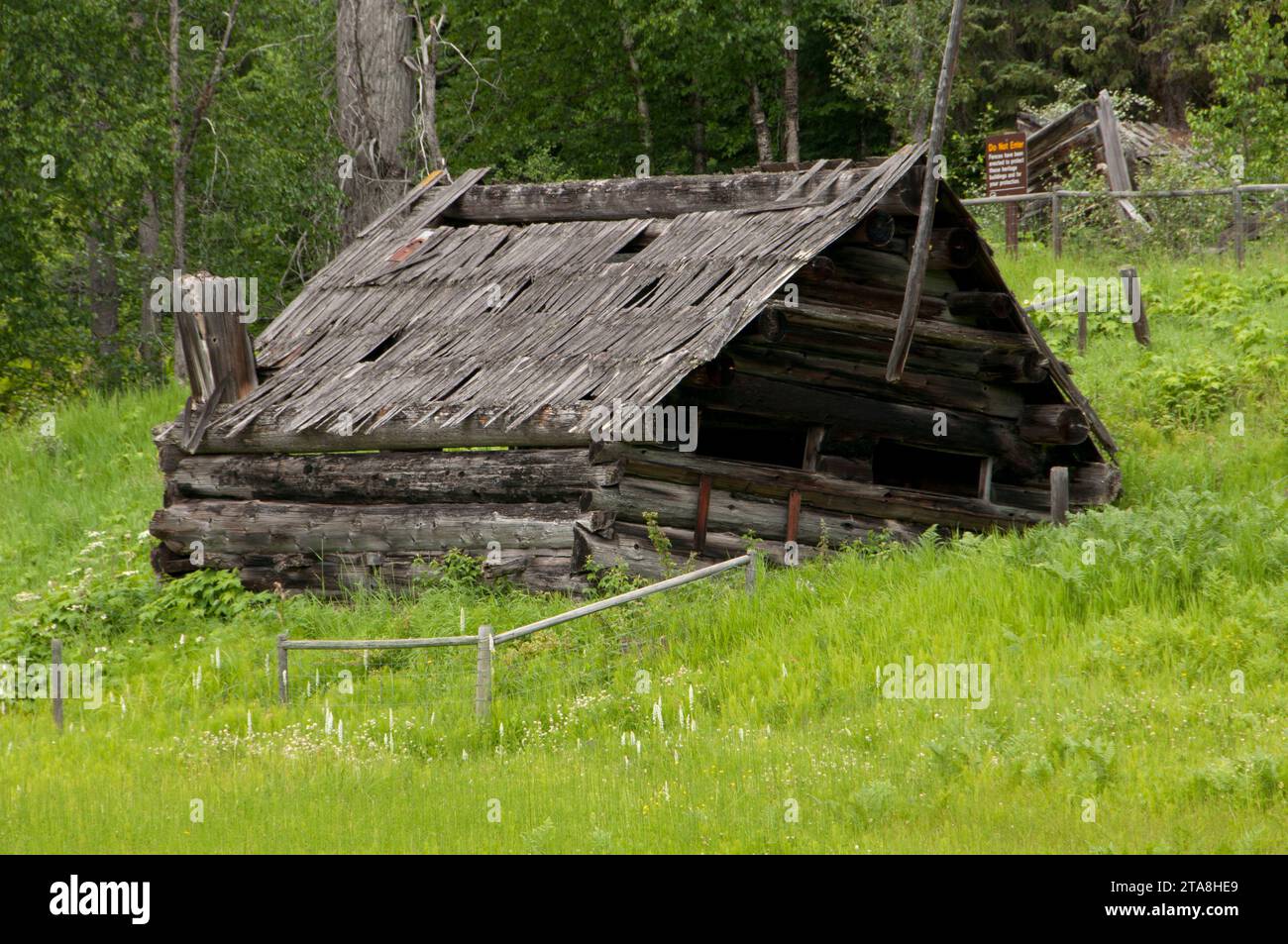 Ray Farm ruins, Wells Gray Provincial Park, British Columbia, Canada ...