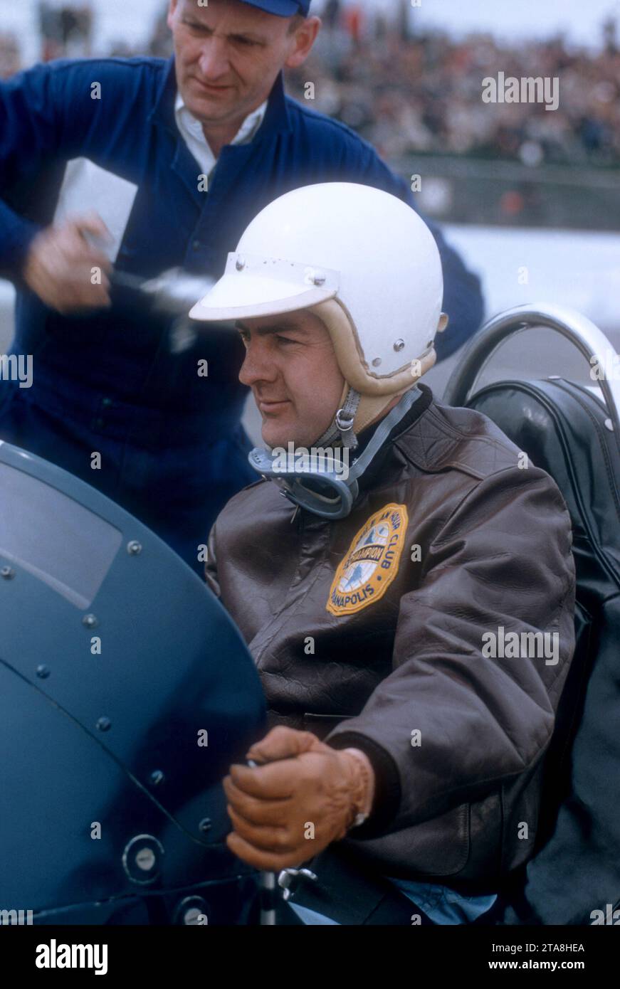 TRENTON, NJ - MARCH 30: Driver Pat O'Connor sits in his car before the ...