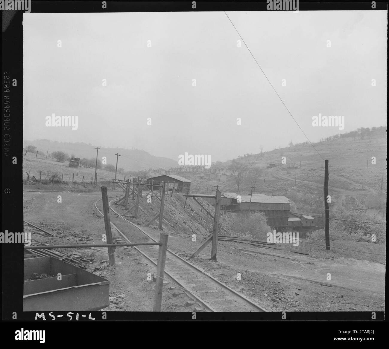 View at mine. Louise Coal Company, Louise Mine, Osage, Monongalia ...