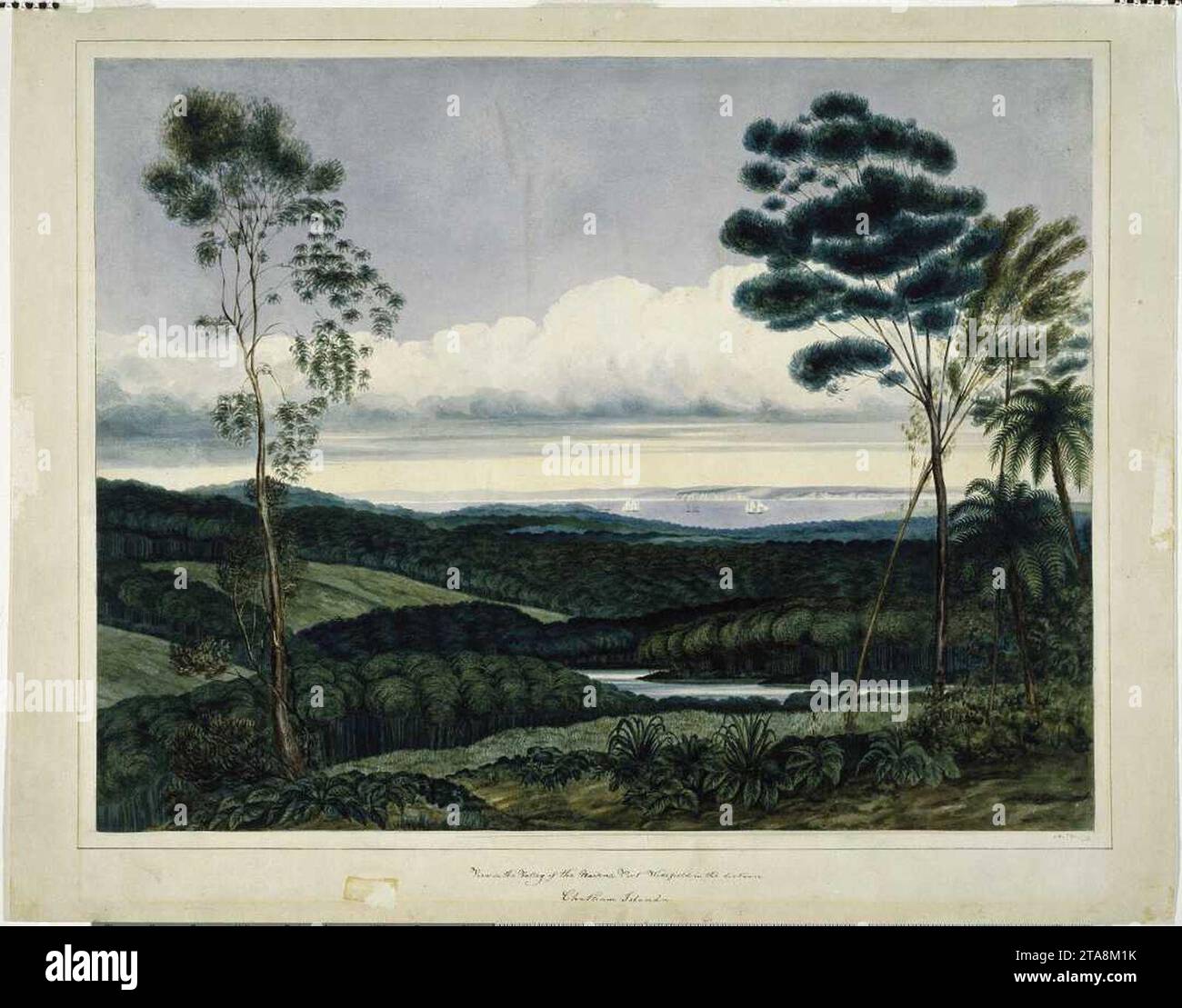 View in the valley of the Nairne Port Wakefield in the distance. C-025 ...