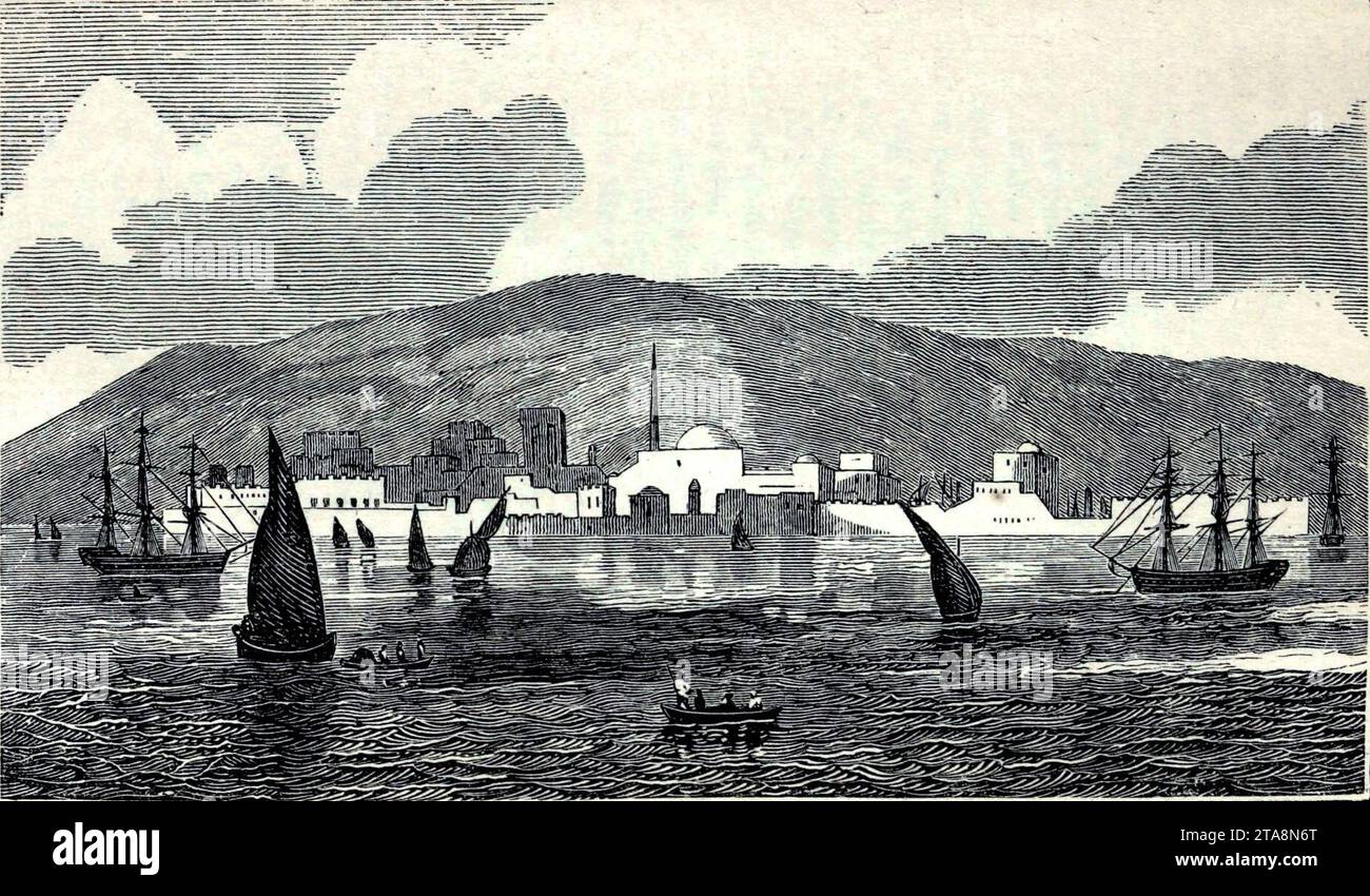 View of Acre. The crusaders; or, Scenes, events, and characters, from ...