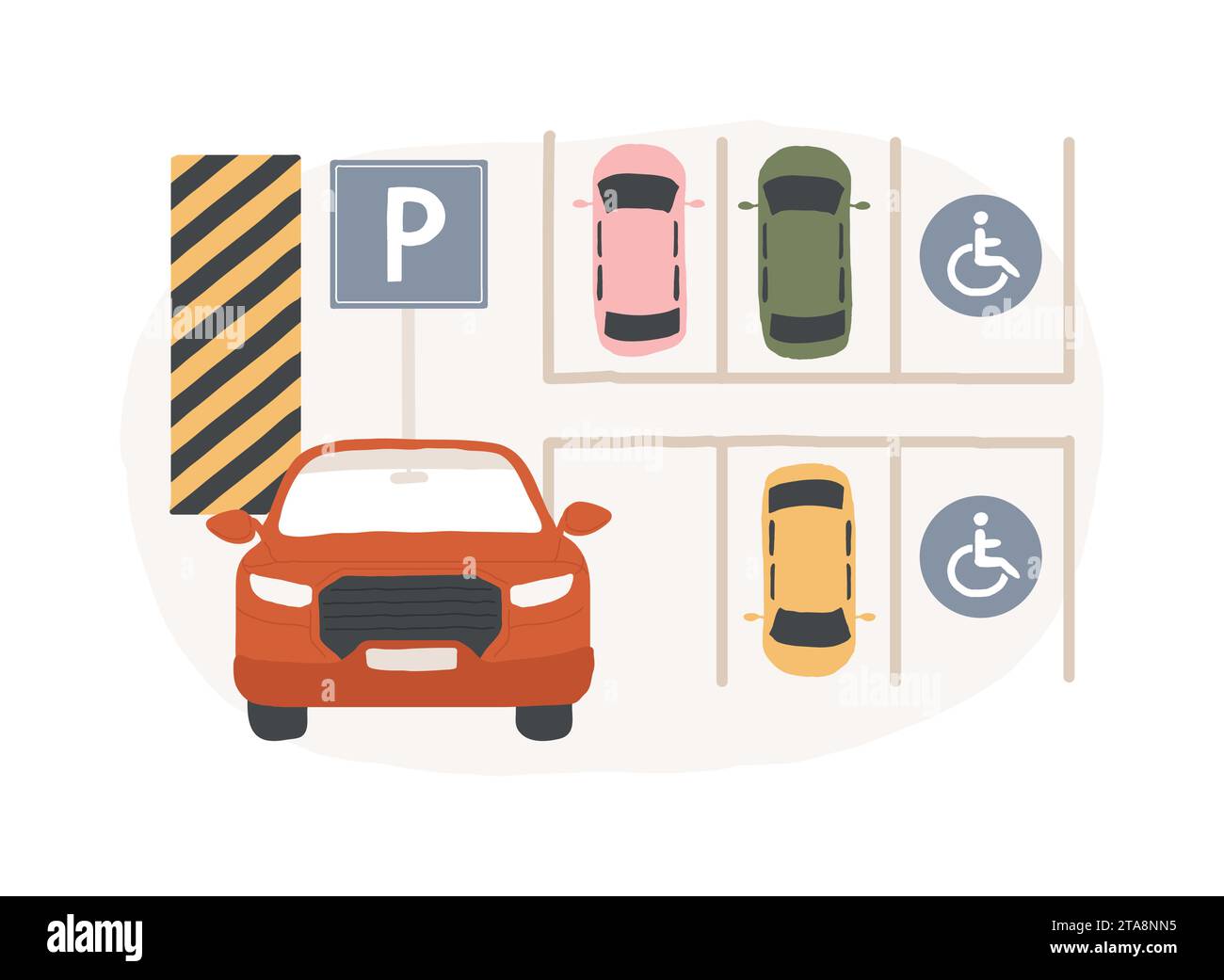 Perpendicular parking hi-res stock photography and images - Alamy