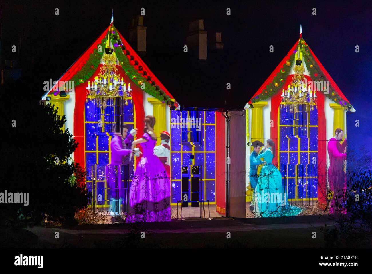 Romsey, Hampshire UK. 29th November 2023. Preview evening of Light Up ...