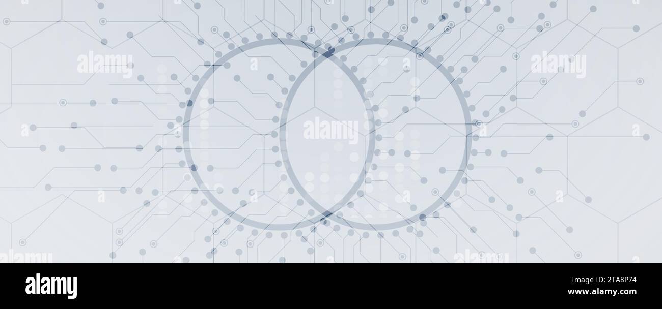 Technology abstract futuristic science background for internet business ...