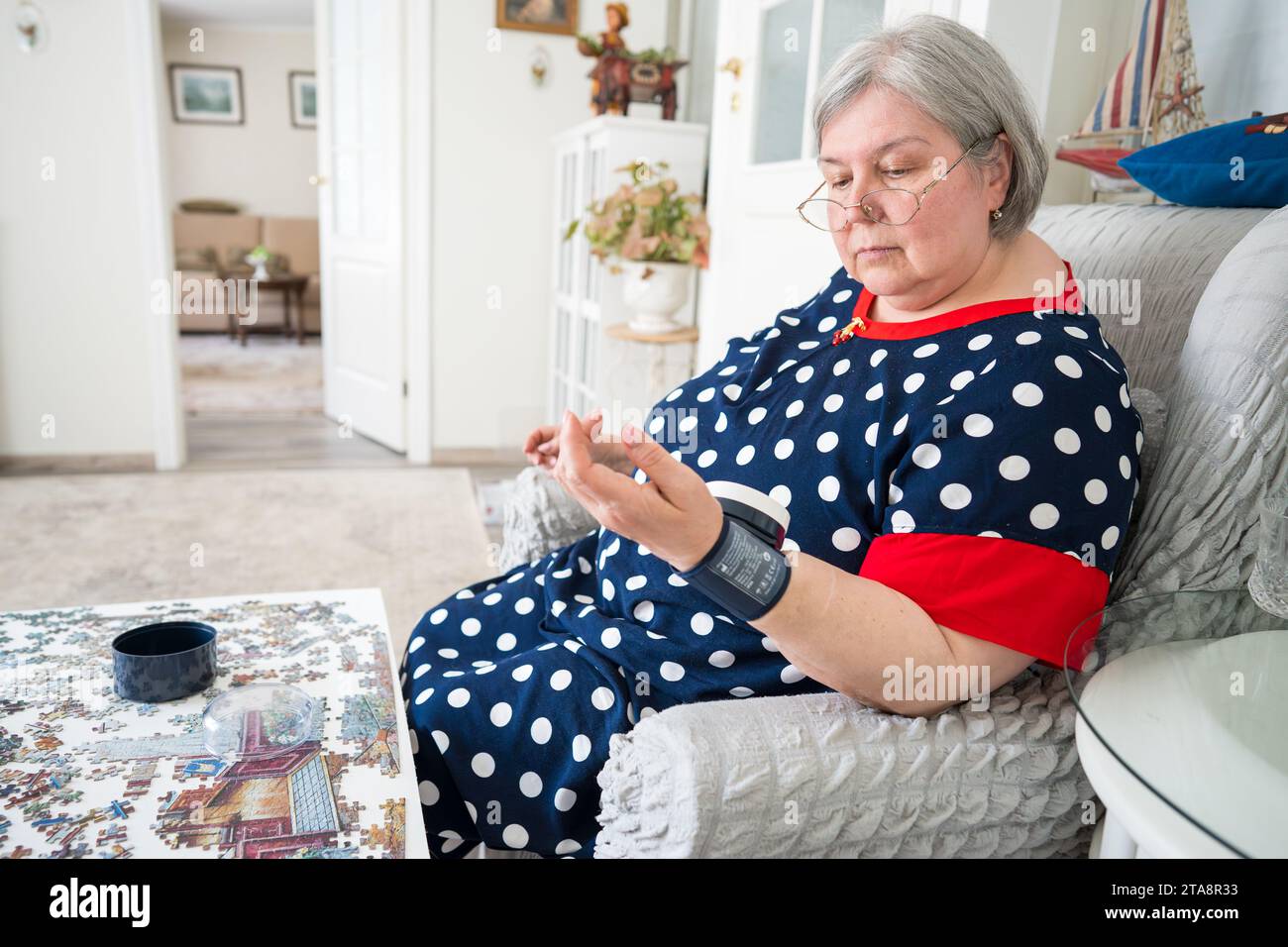 Overweight blood pressure monitor hi-res stock photography and images ...