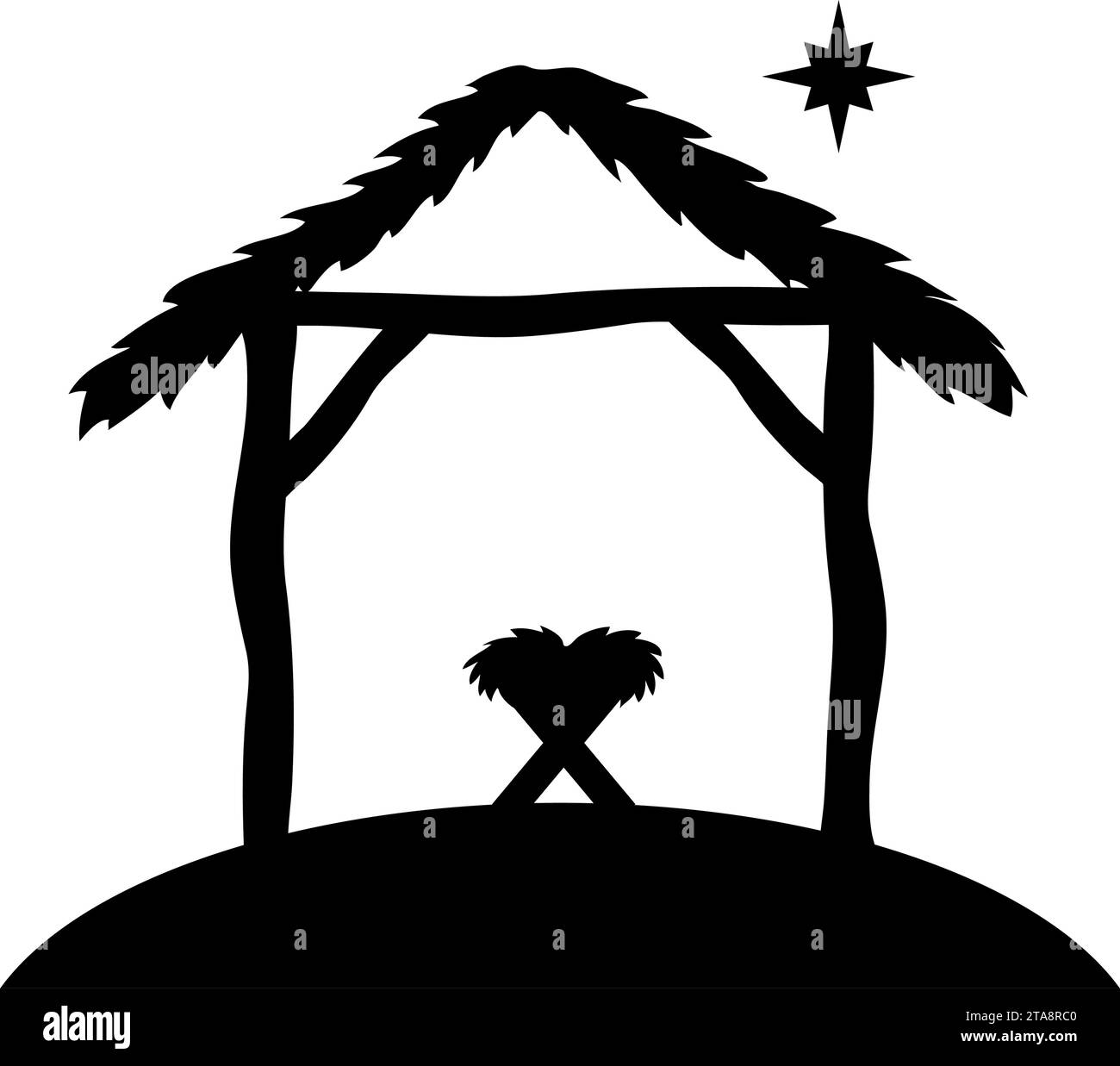 Manger house Stock Vector Images - Alamy