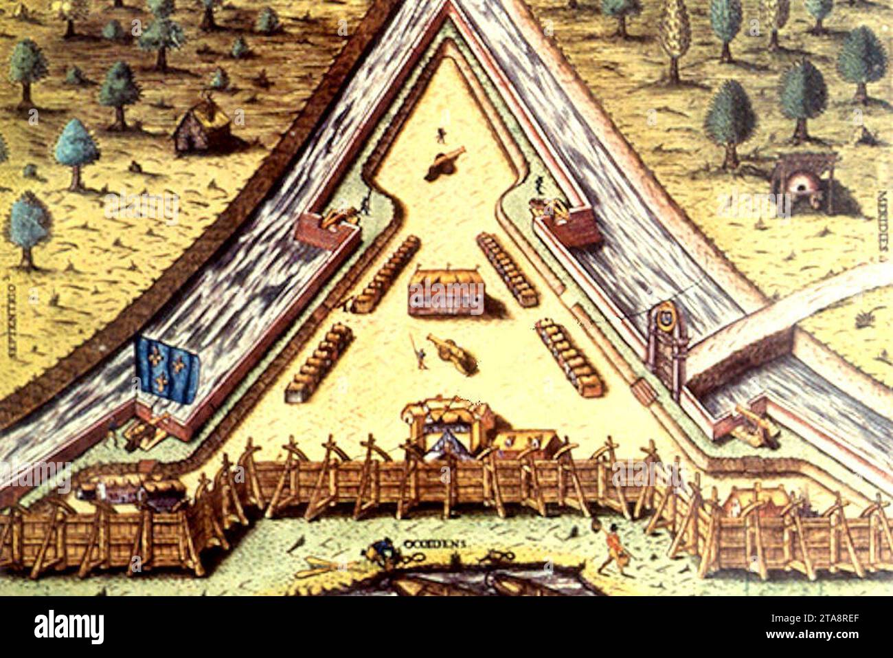 View of Fort Caroline Stock Photo - Alamy
