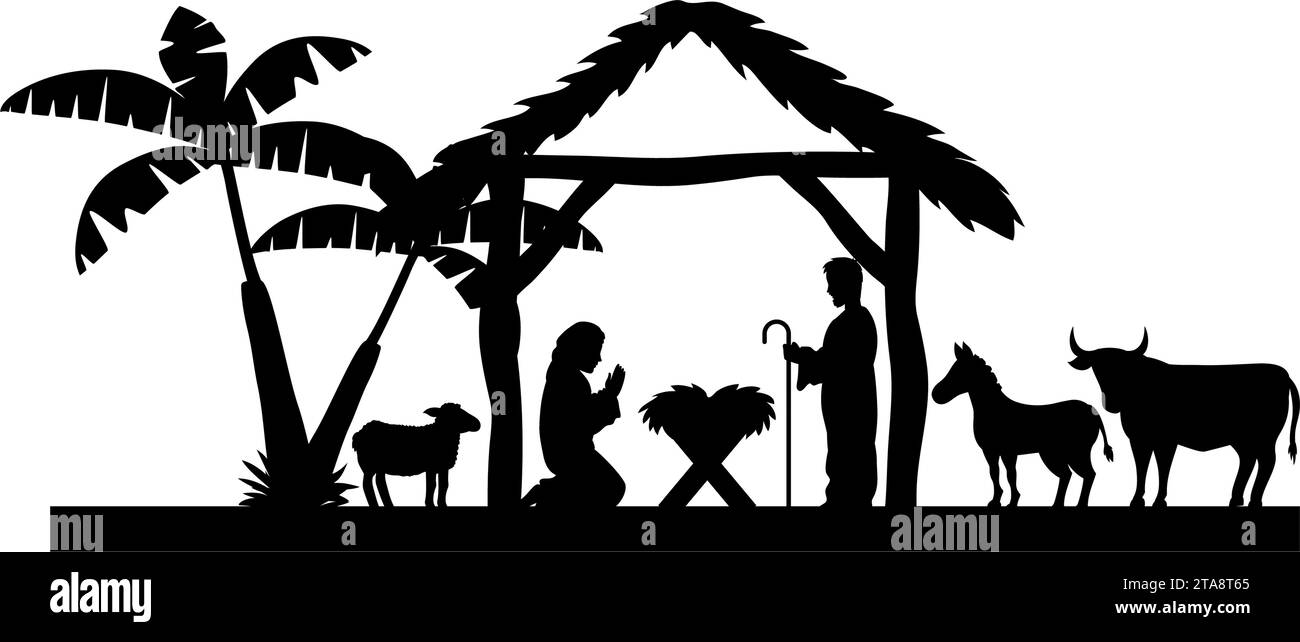 holy family icon manger Stock Vector Image & Art - Alamy