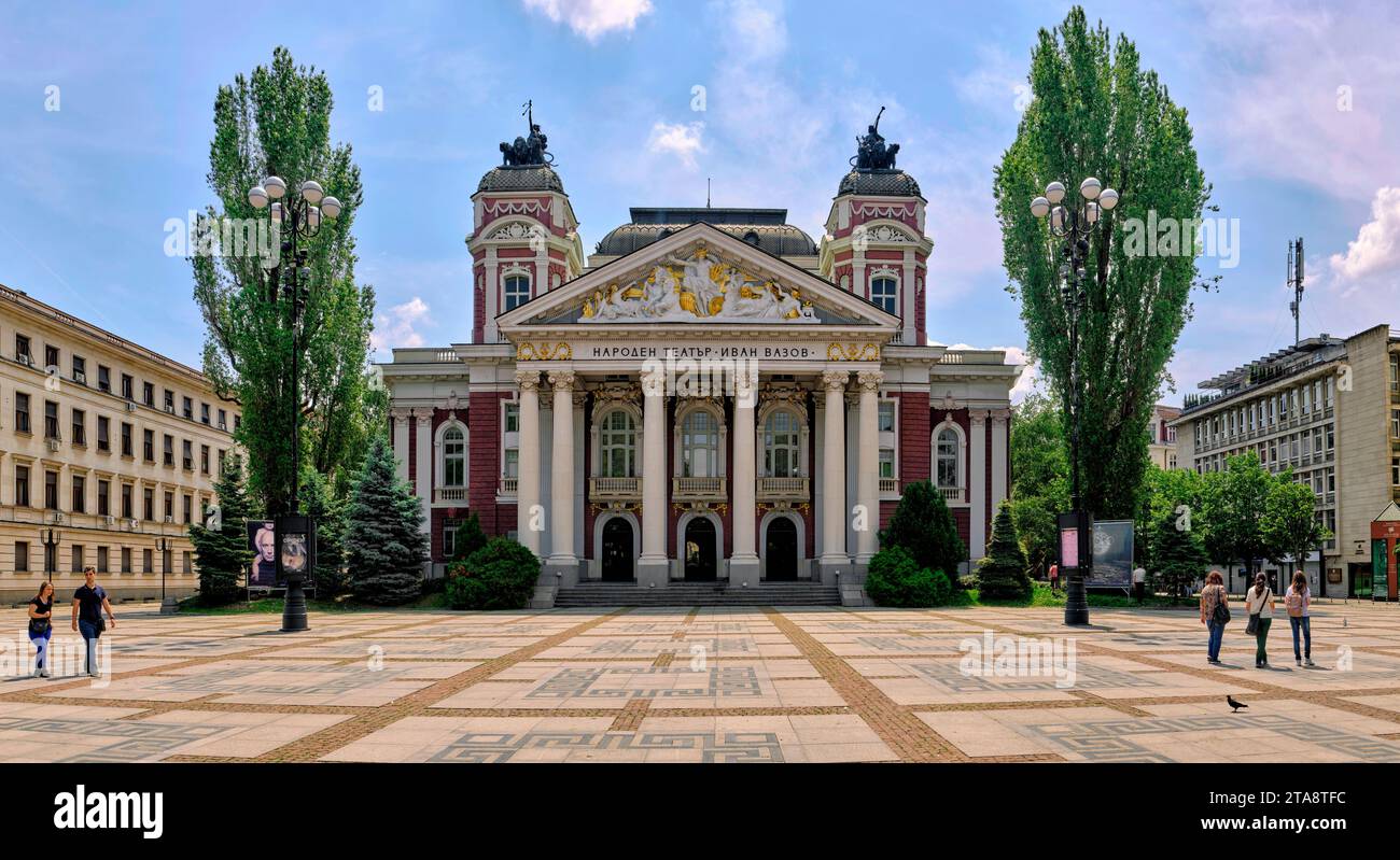 The Ivan Vazov National Theatre, Sofia, Bulgaria Stock Photo - Alamy