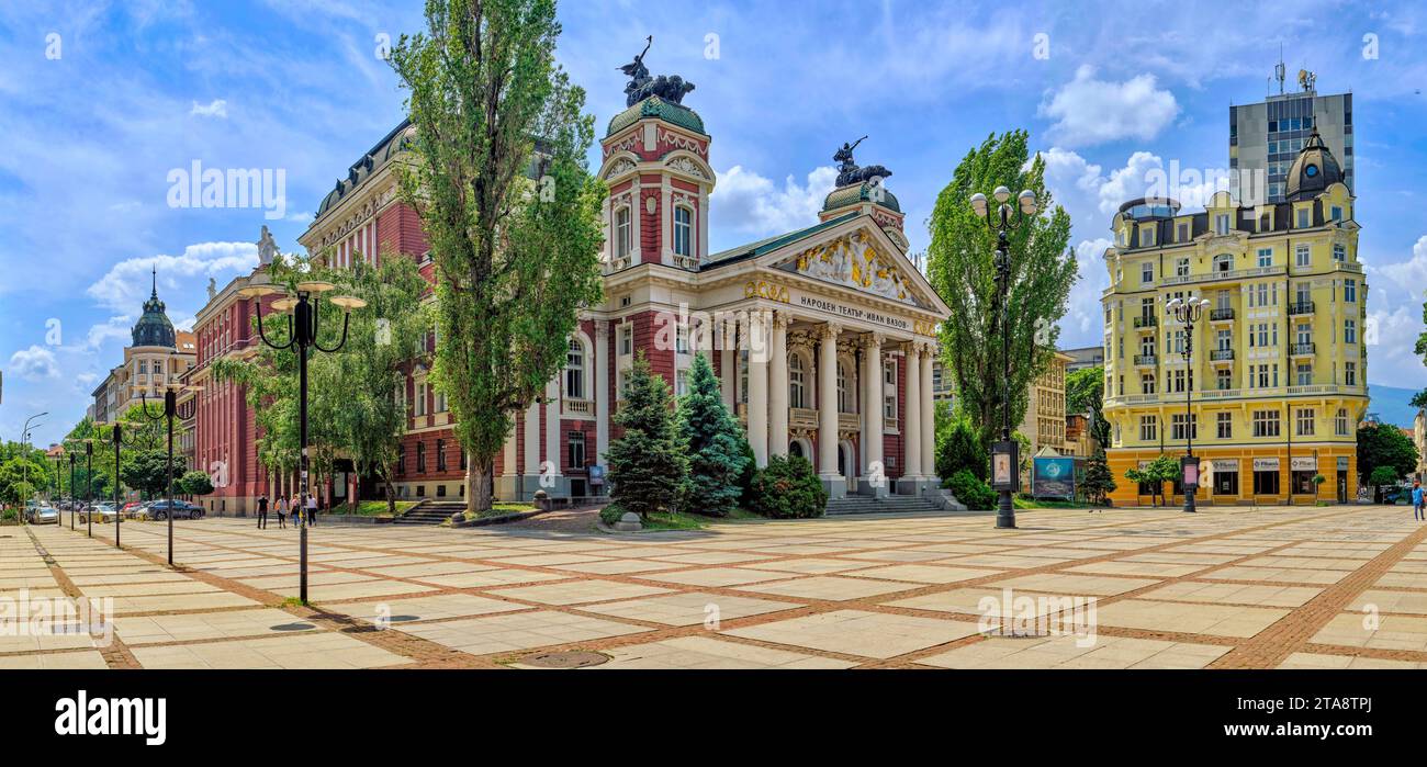 The Ivan Vazov National Theatre, Sofia, Bulgaria Stock Photo - Alamy