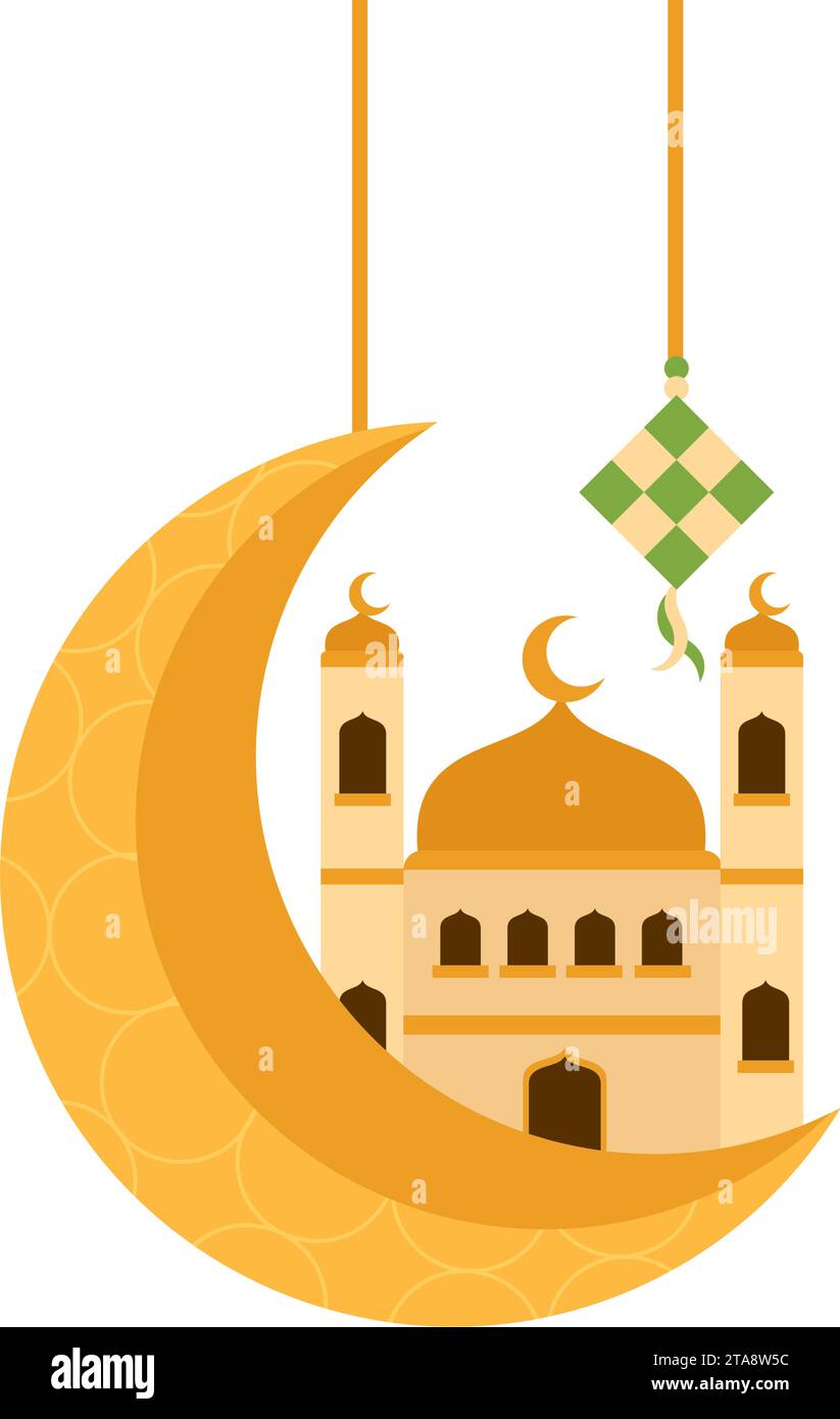 Eid mubarak decorations Stock Vector Images - Alamy