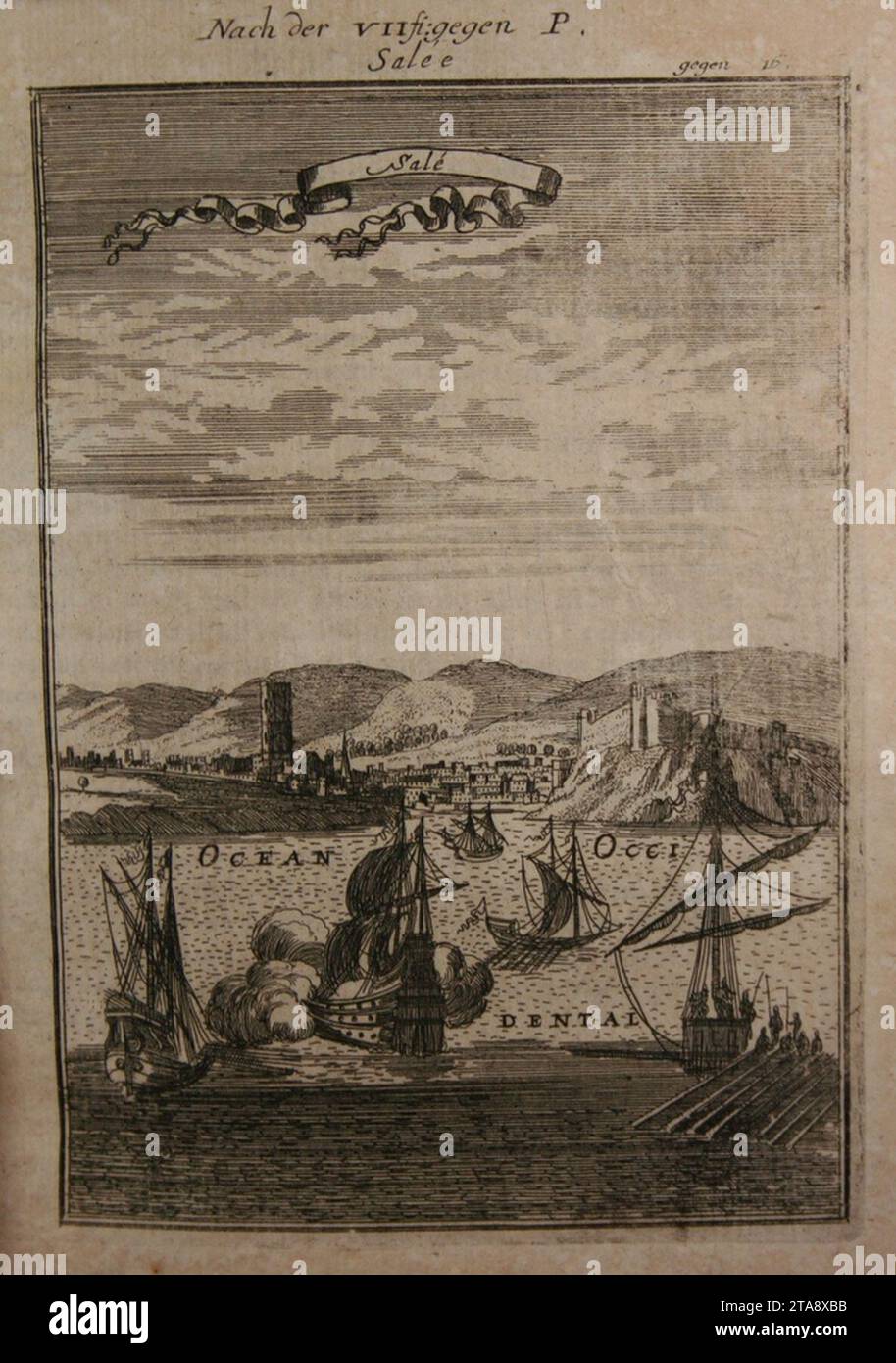 View of Sale, 1685 Stock Photo - Alamy