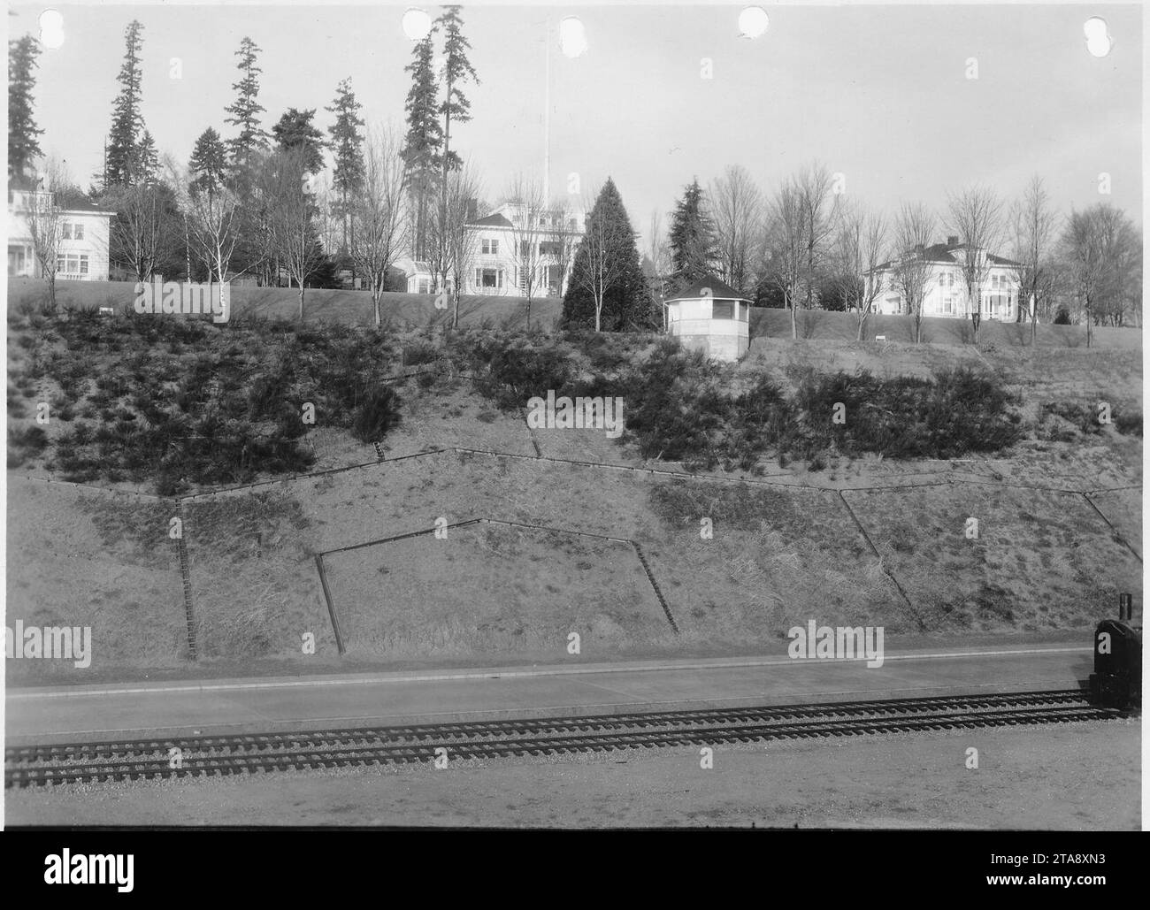View of Slope at Band Stand looking north Stock Photo - Alamy