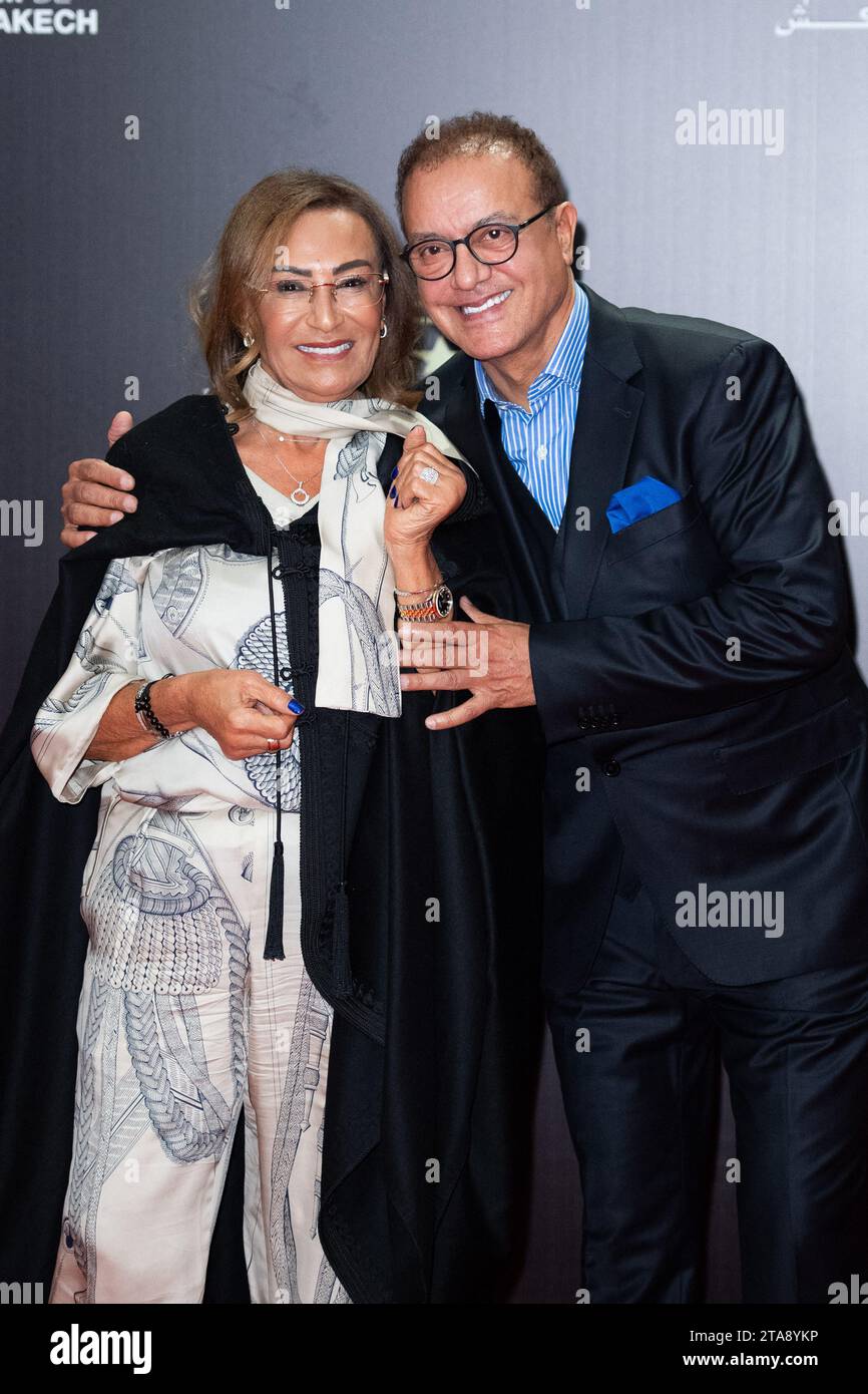 Marrakech, Morocco. 29th Oct, 2023. Bachir Abdou (father of Saad ...
