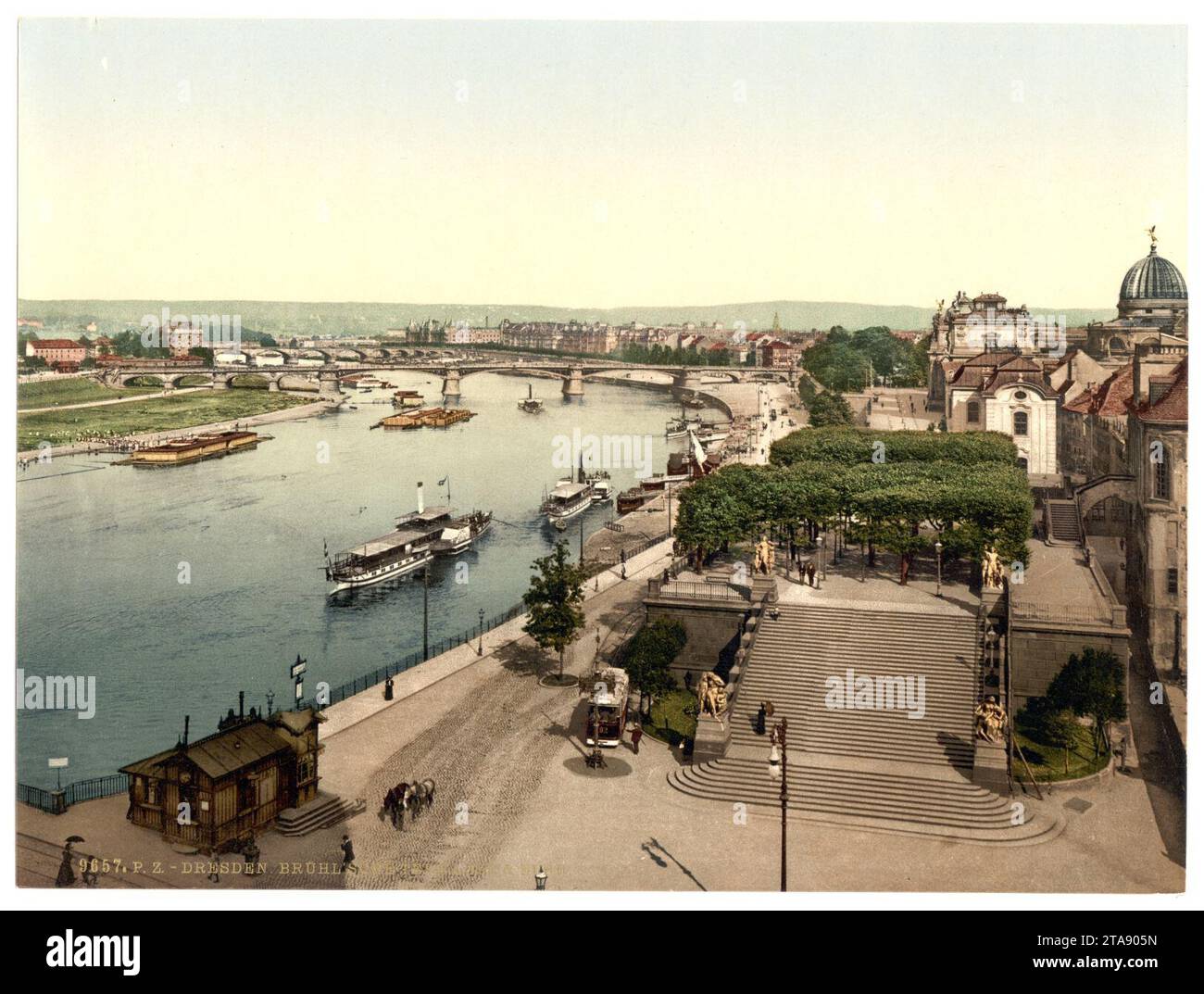 Dresden altstadt historic dresden view Cut Out Stock Images & Pictures ...