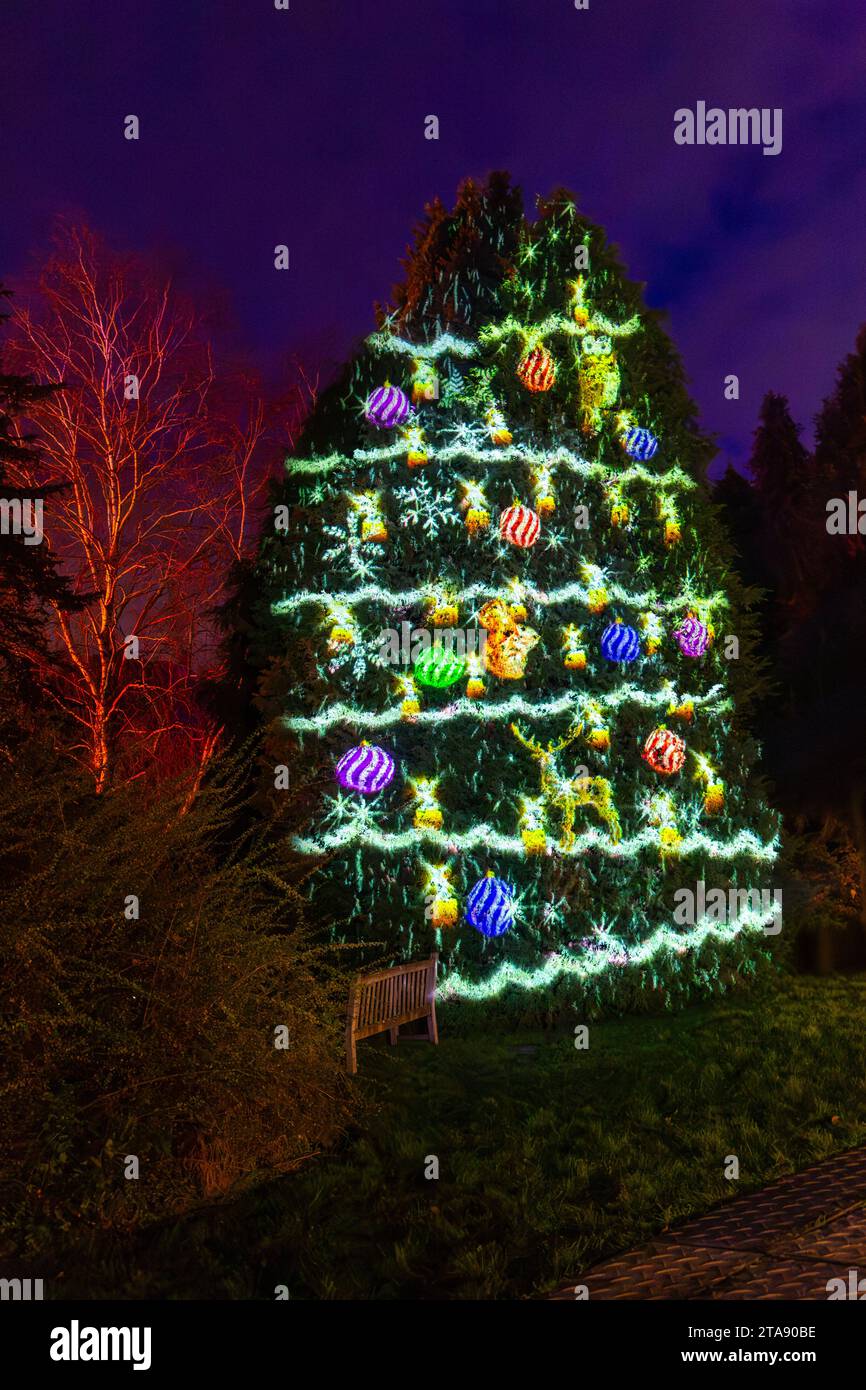 Romsey, Hampshire UK. 29th November 2023. Preview evening of Light Up ...