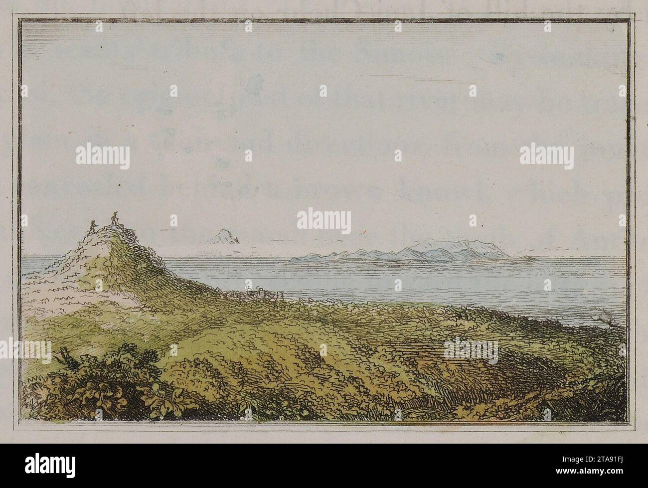 View of the Tomb of Antilochus, on the eastern shore of the Dardanelles ...