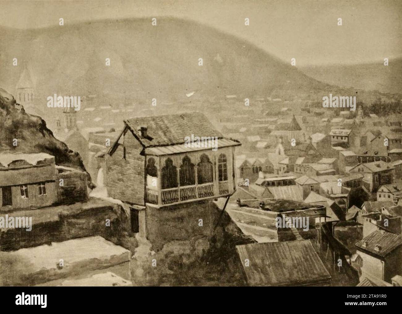 View of Tiflis. Harry De Windt, A Ride to India across Persia and ...
