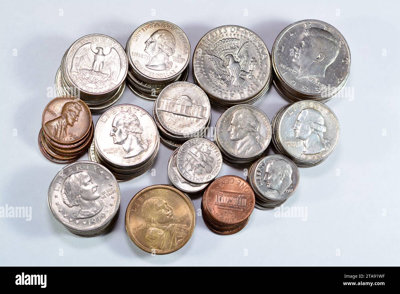 1 us silver dime hi-res stock photography and images - Alamy