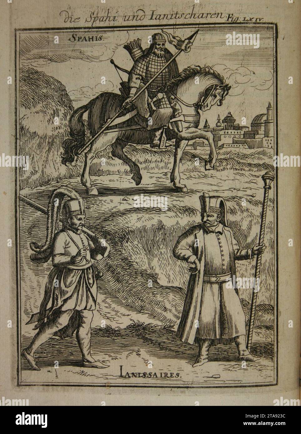 View of Turkish soldiers, Description de L'Universe (Alain Manesson ...