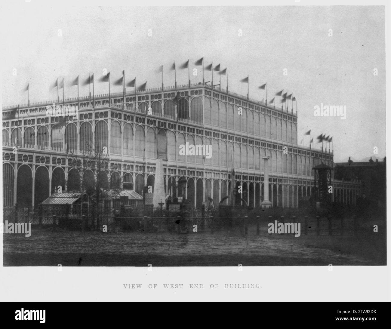 View of west end of building Stock Photo - Alamy