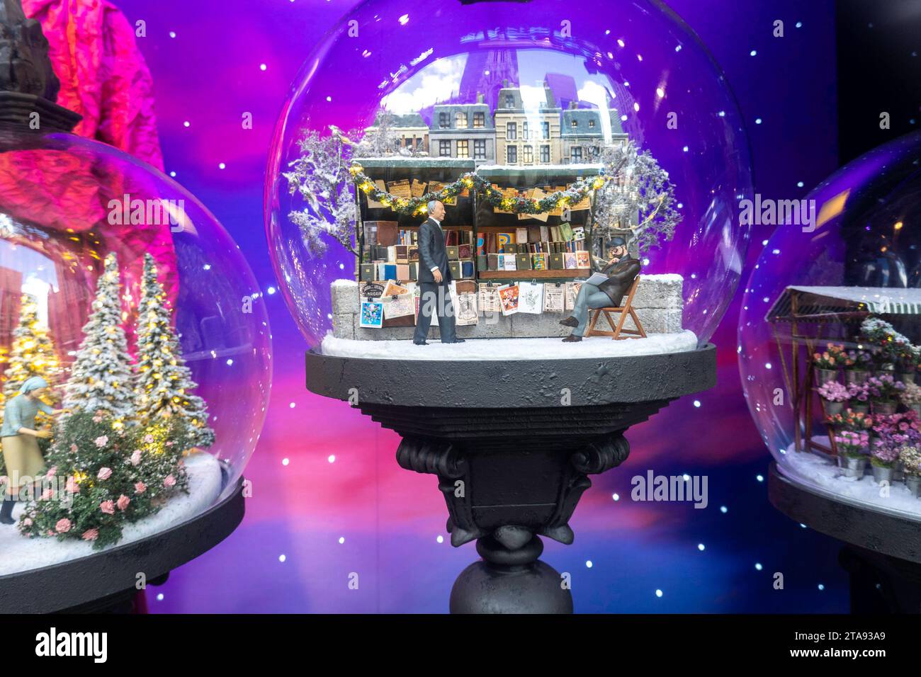 Christian Dior's carousel of dreams is the theme for the Saks Fifth ...