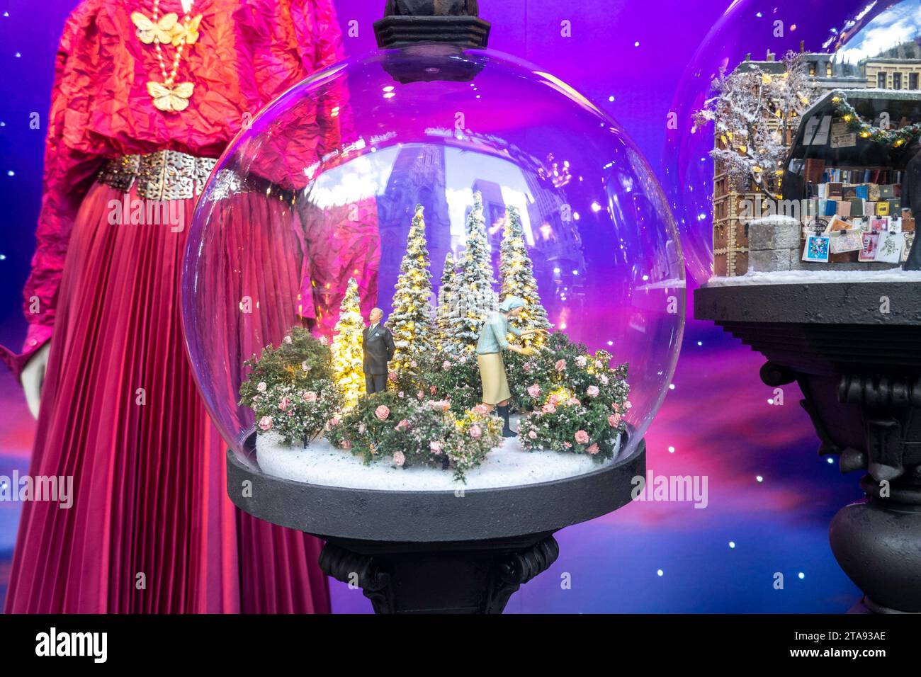 Christian Dior's carousel of dreams is the theme for the Saks Fifth ...